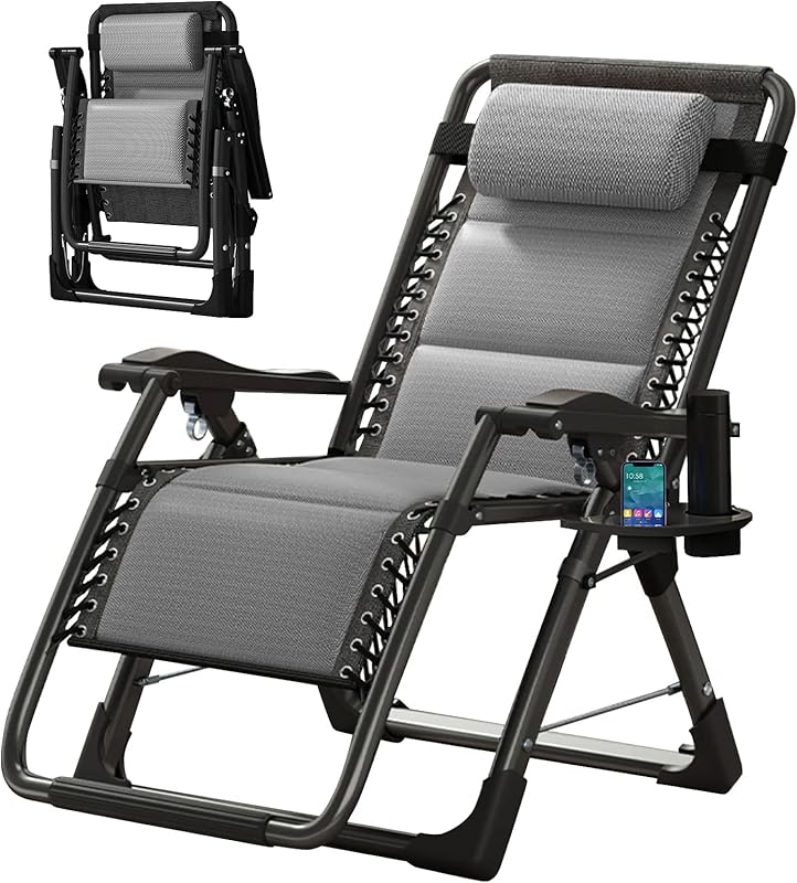 LILYPELLE Zero Gravity Chair, Premium Lawn Recliner Folding Portable ...