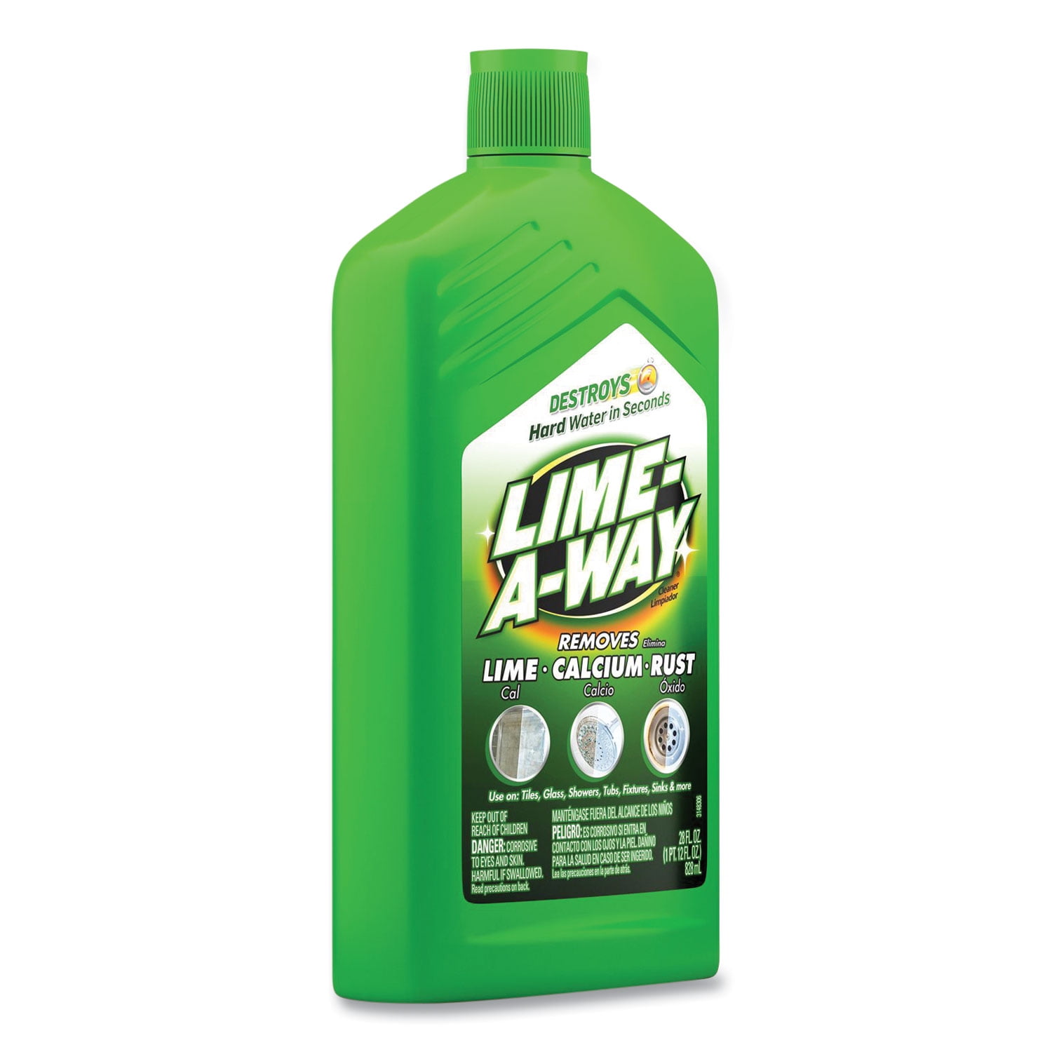 LIME-A-WAY Lime, Calcium and Rust Remover, 28 oz Bottle, Each - Walmart.com