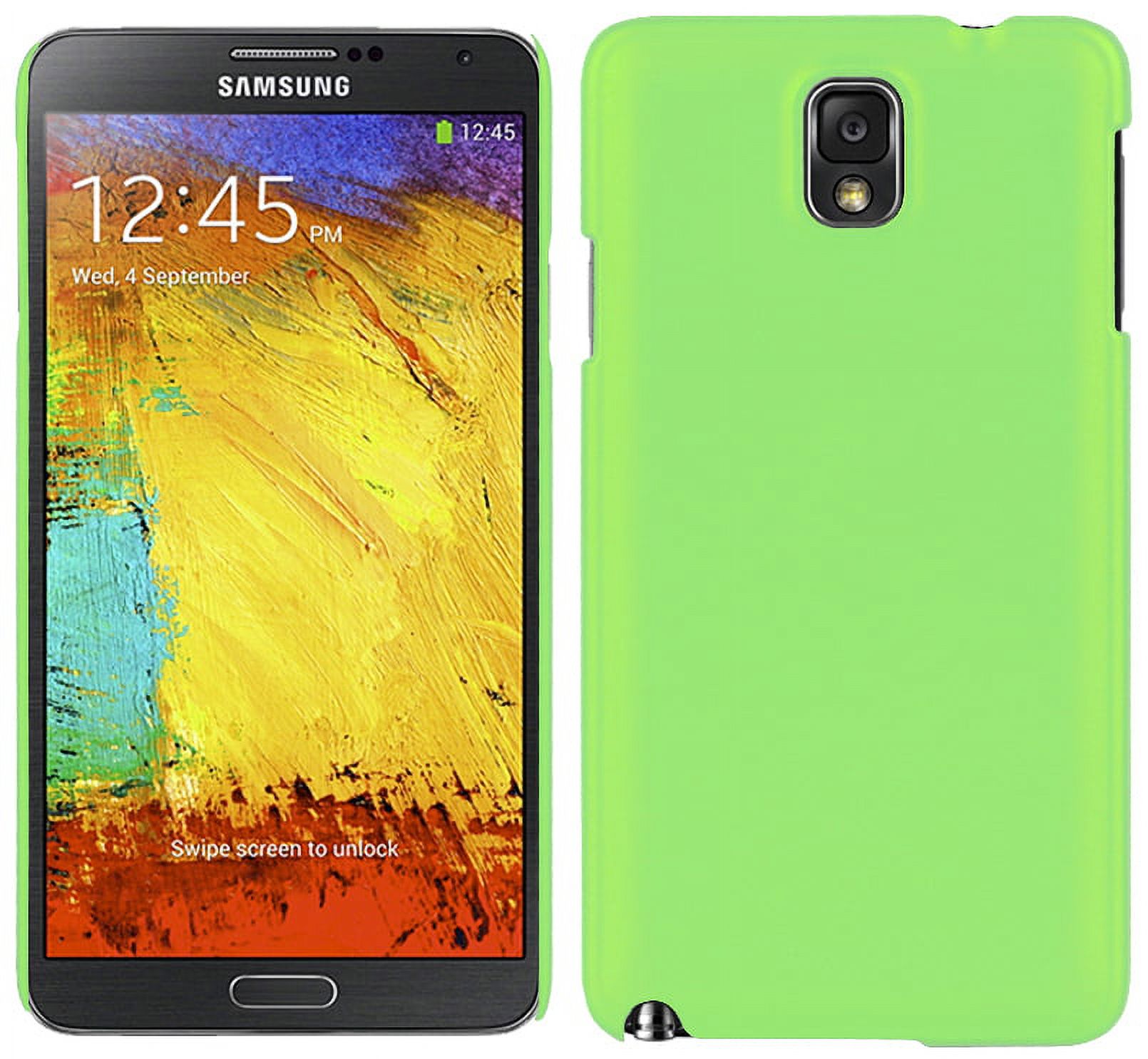 LIME GREEN ULTRA-SLIM PROTEX HARD CASE REAR BACK COVER FOR SAMSUNG ...