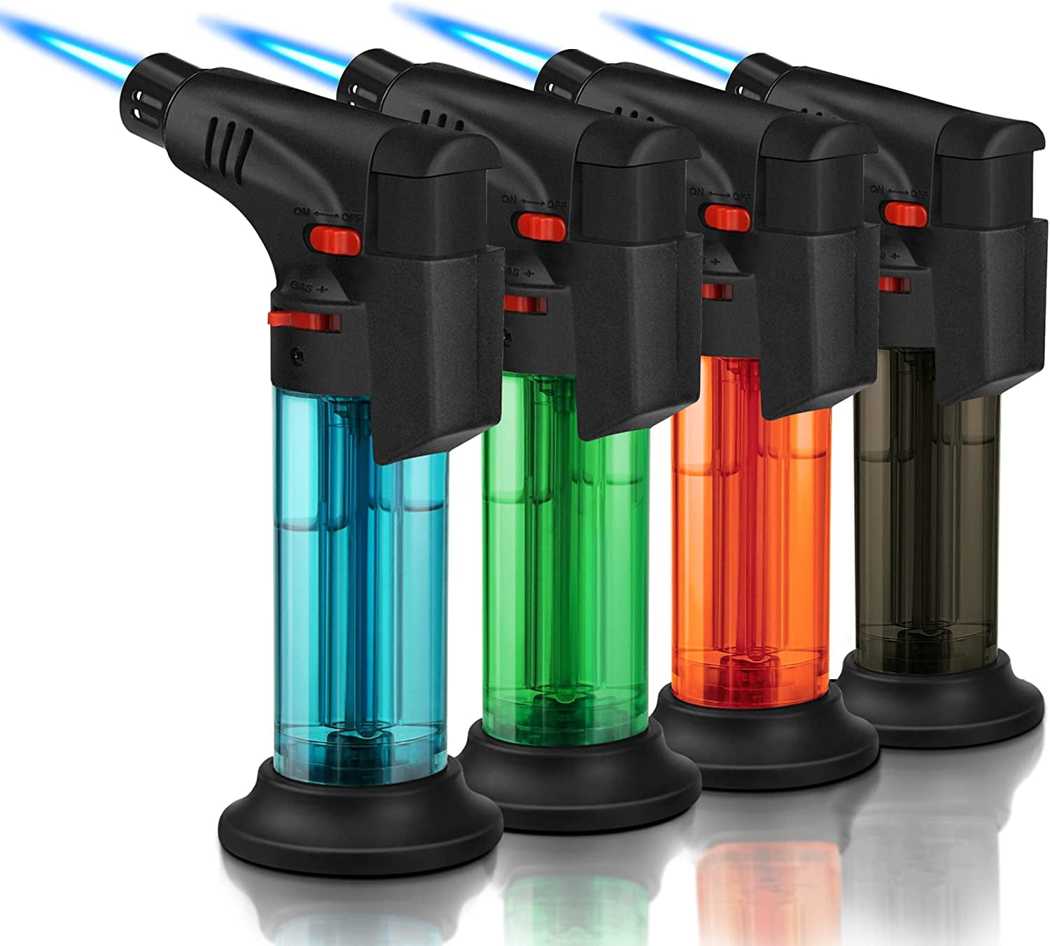 LIMEI Kitchen Torch Refillable Transparent Mini Butane Torches - Walmart.com