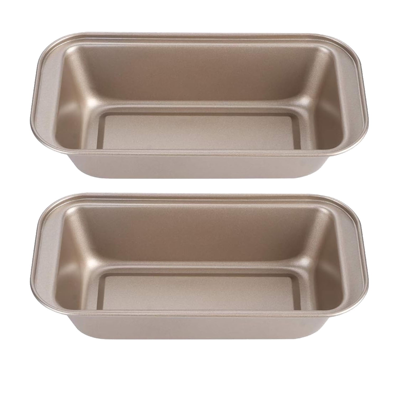 LIMICAR 2 Pack Non-Stick Carbon Steel Loaf Pans, 9 x 5 Inches, Gold ...