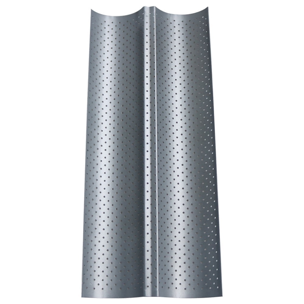 LIMICAR Baguette Bread Pan Nonstick, Perforated 2 Loaves French Bread ...