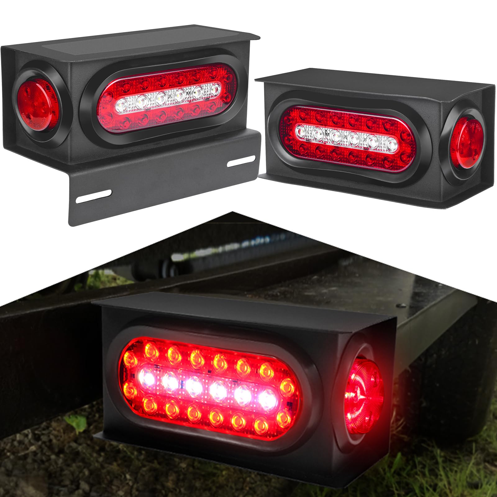 LIMICAR LED Trailer Lights, ZS23 Trailer Tail Lights, Trailer Light ...