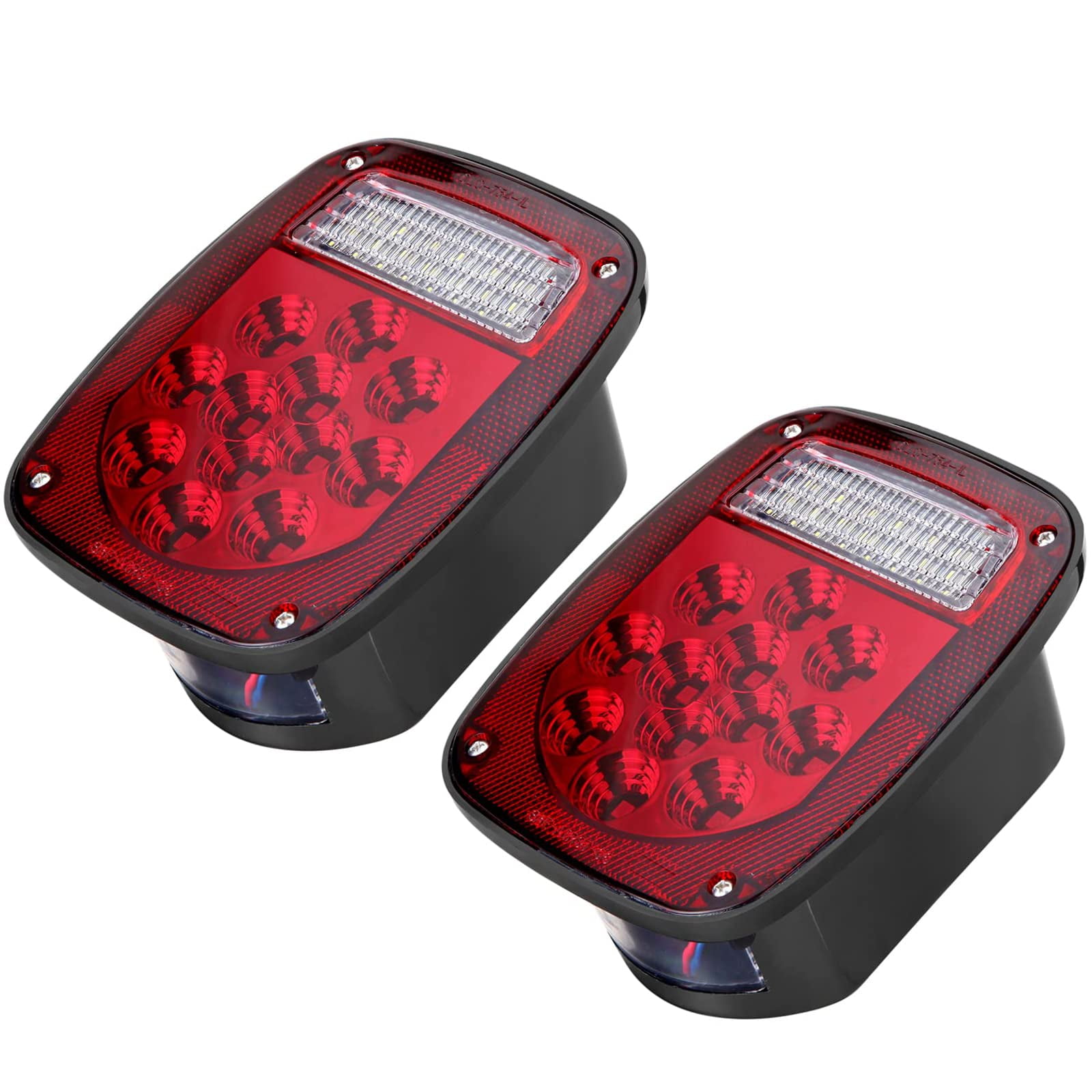 LIMICAR RV Tail Lights, IFF17 39 LED Trailer Lights, Red/White Dual ...