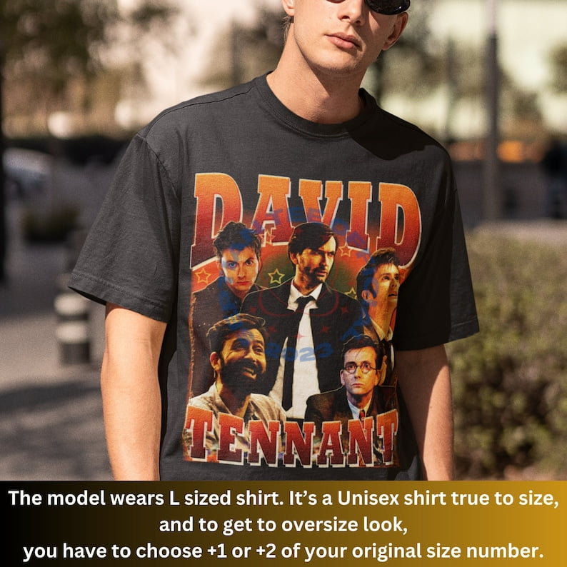 LIMITED DAVID TENNANT Shirt, Vintage David Tennant Shirt, David Tennant ...