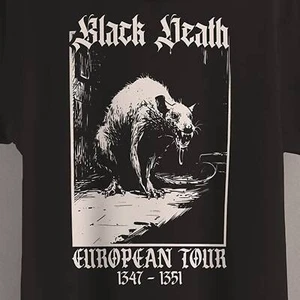 LIMITED EDITION Black Death T-Shirt Medieval Rat Shirt Gothic Grunge ...