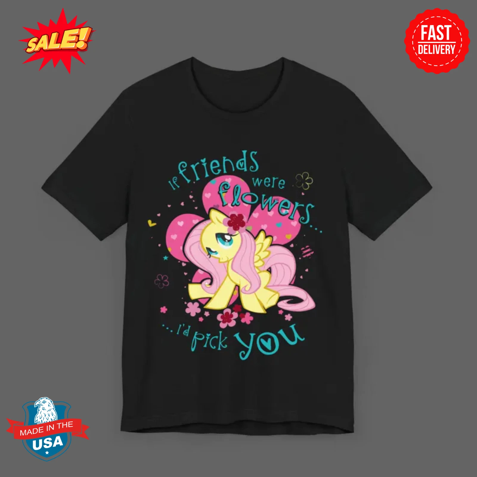 LIMITED EDITION MLP My little Pony Fluttershy Tee S-5XL - Walmart.com