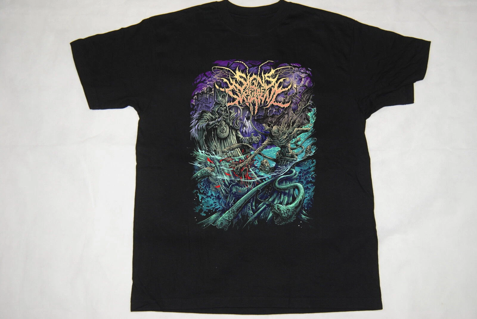 LIMITED EDITION New Popular Signs of the Swarm Black T-Shirt Cotton ...