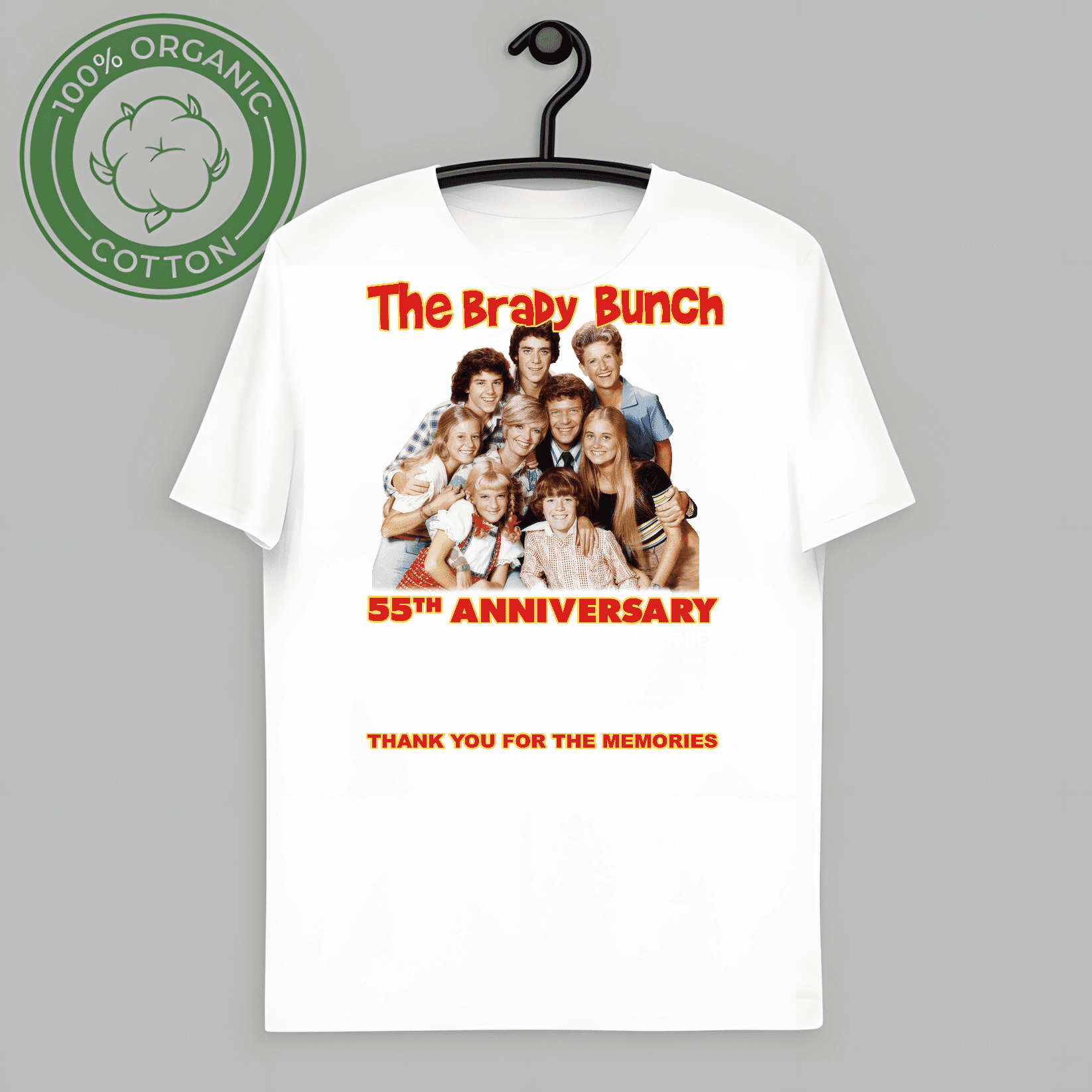 LIMITED EDITION The BRADY BUNCH 55TH ANNIVERSARY T-SHIRT 1969 â€“ 2024 ...