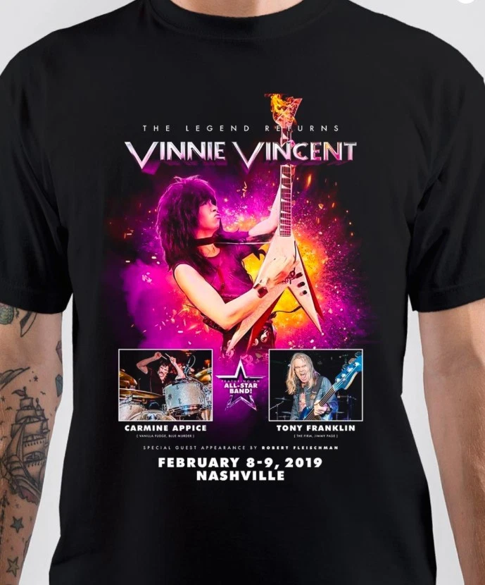 LIMITED EDITION cute hot, Vinnie Vincent t shirt, cotton shirt - Unisex ...