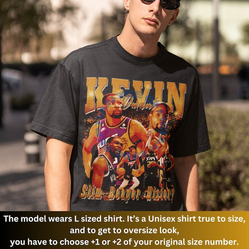 LIMITED KEVIN DURANT Shirt, Bootleg Basketball 90s Tees, Homage Kevin ...