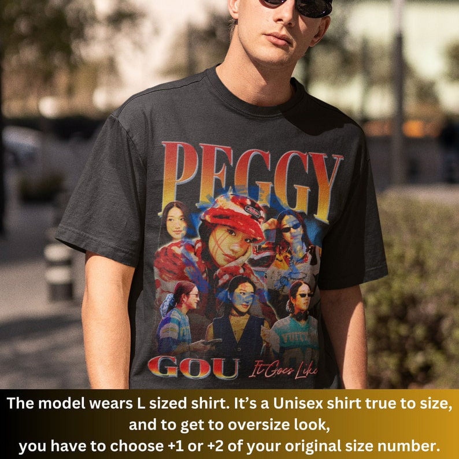 LIMITED PEGGY GOU Shirt, Peggy Gou "It Goes Like" Bootleg 90s Tees ...