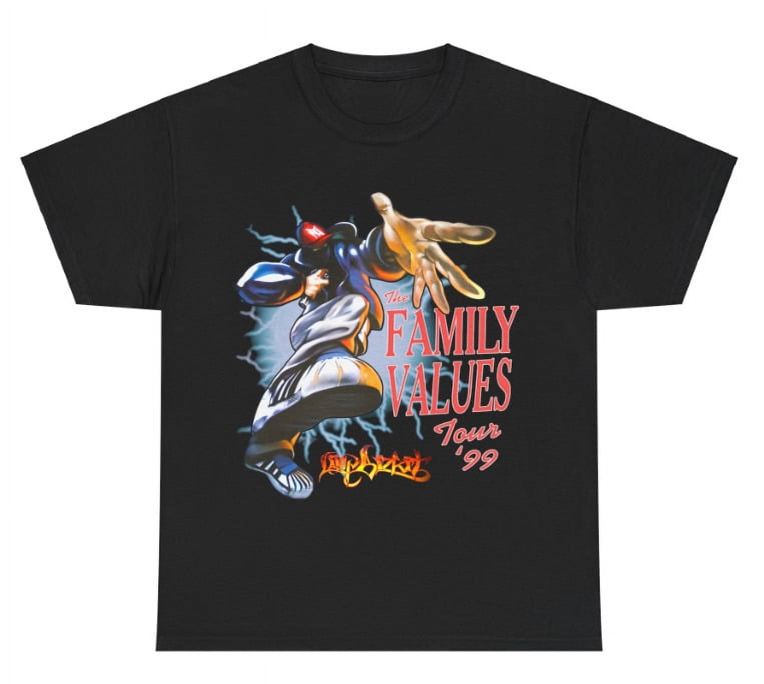 LIMP BIZKIT The Family Values Tour Concert 1999 Black Men All Size T ...