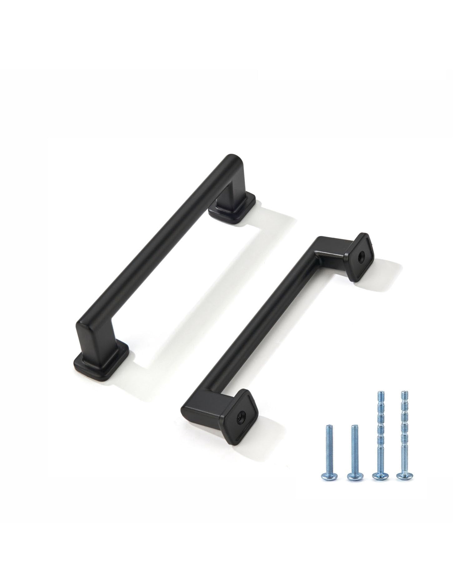 LIMUR 10 Pack 7.5 Inch (192 mm) Hole Center Matte Black Cabinet Pulls ...