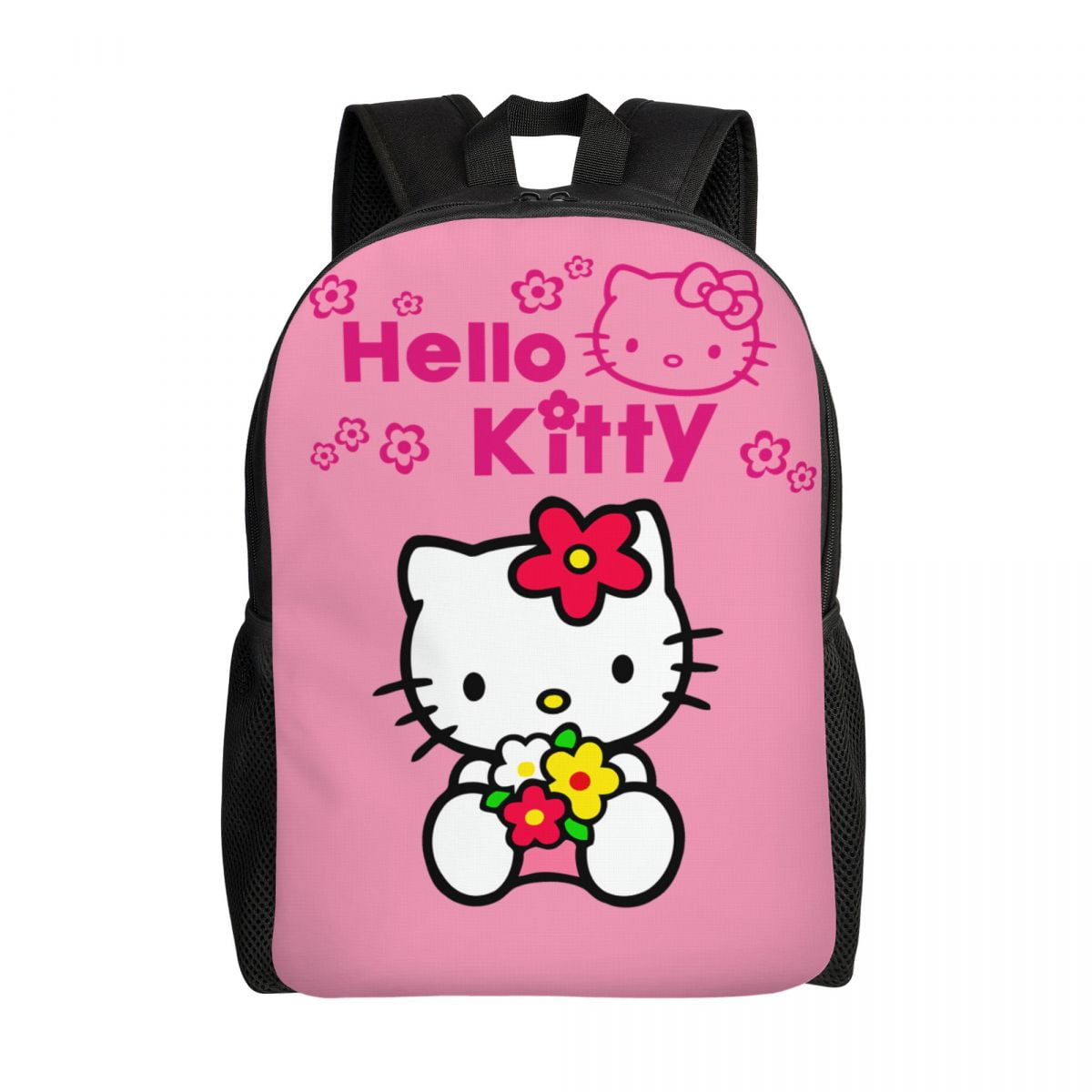 LIN 2024 HOT Custom Hello Kitty Cat Travel Backpack Women Men School ...