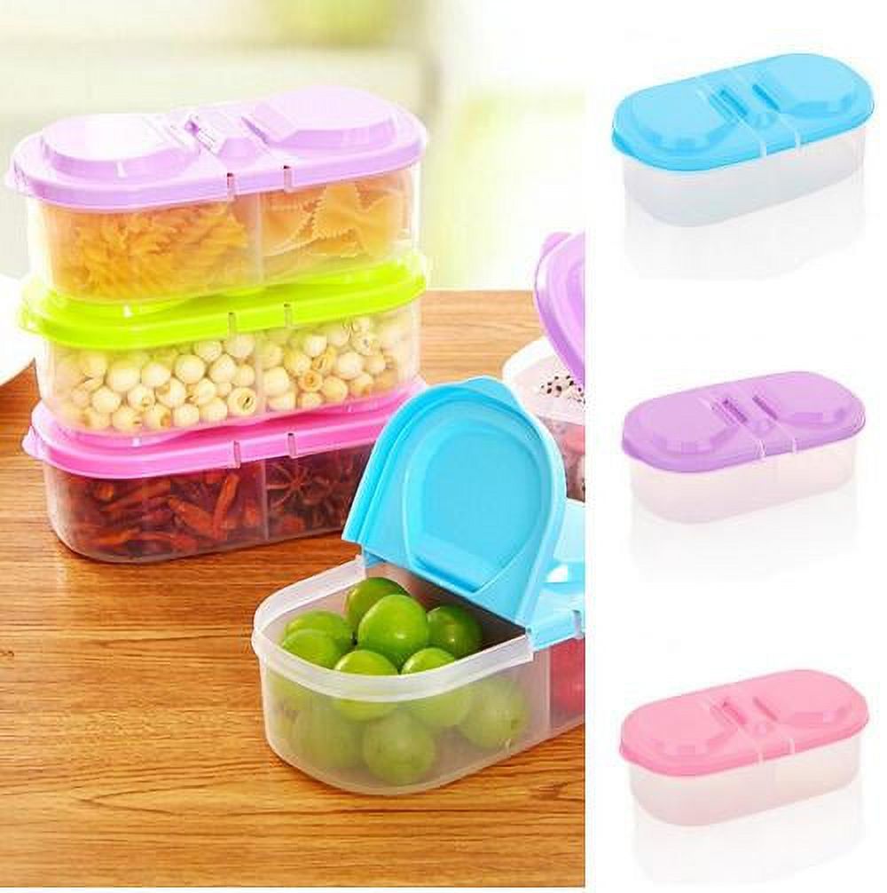 LINASHI 2PCS Food Storage Box Small Containers with Lids, Storage Box ...