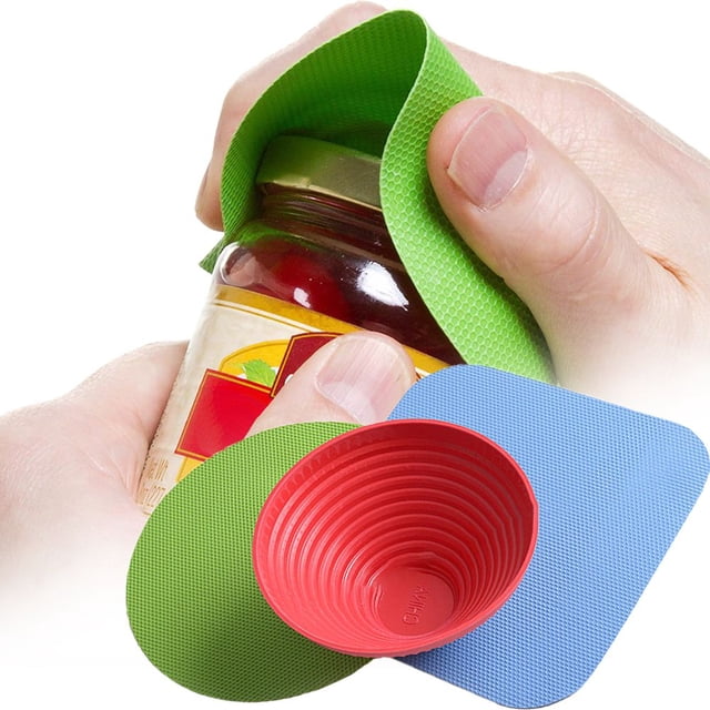 LINASHI 3Pcs Multi Purpose Reusable Rubber Gripper Jar Opener Gripper ...