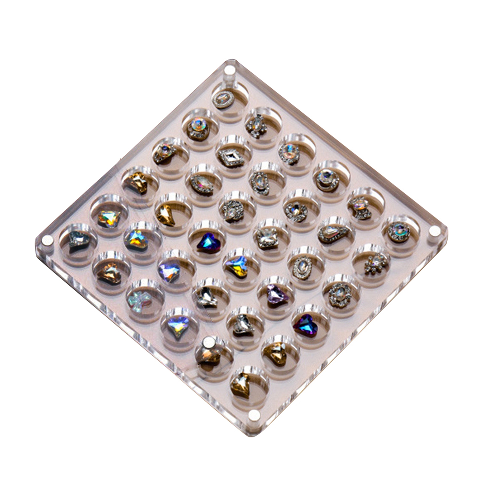 LINASHI Acrylic Storage Box Acrylic Magnetic Shell Display Box Durable ...