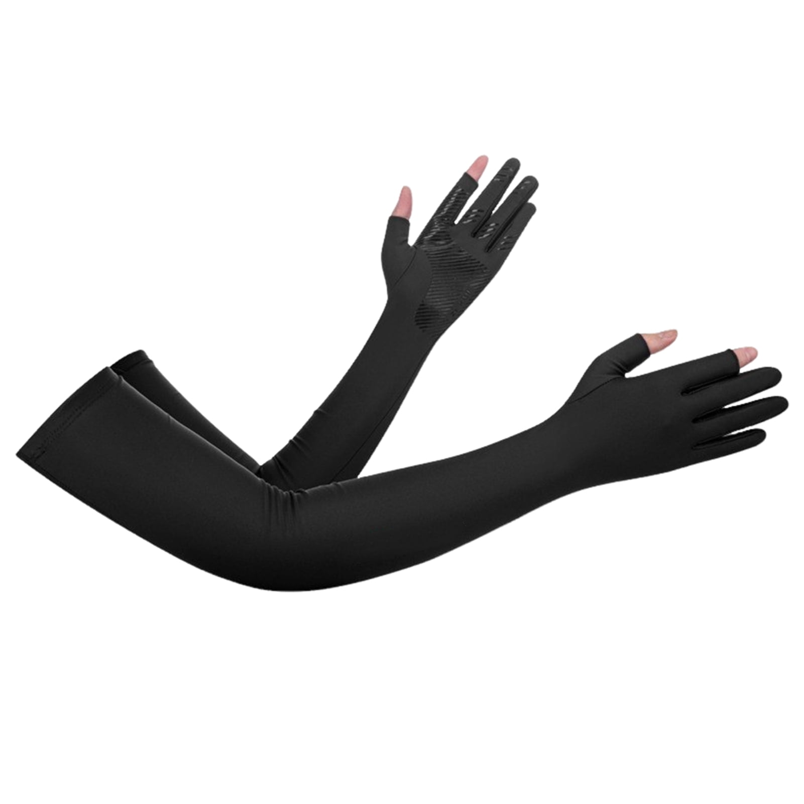 Linashi Breathable Arm Sleeves 1 Pair Uv Proof Sun Protection Arm