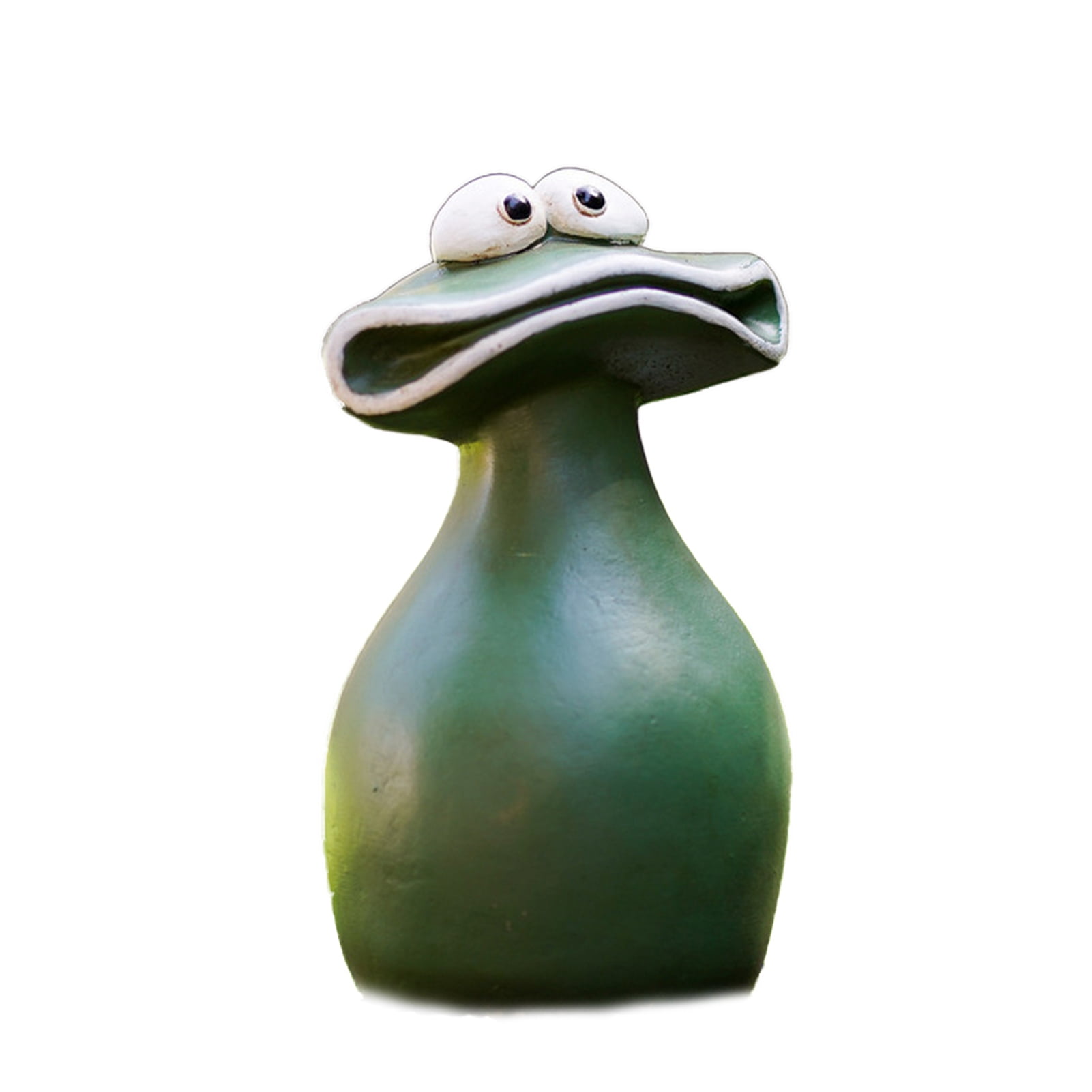 LINASHI Cartoon Frog Figurine Frog Figurine Cartoon Big Mouth Resin ...