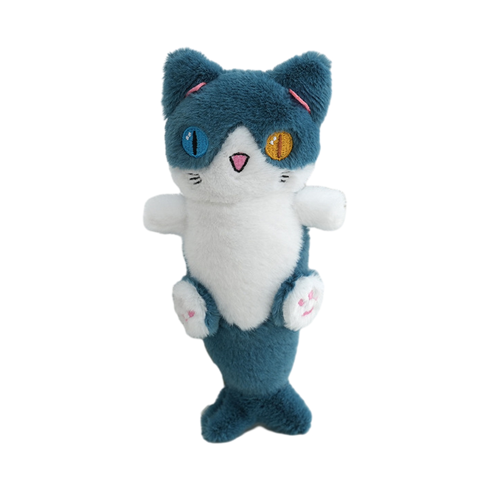 LINASHI Cartoon Plush Keyring Plush Pendant Adorable Mermaid Cat ...