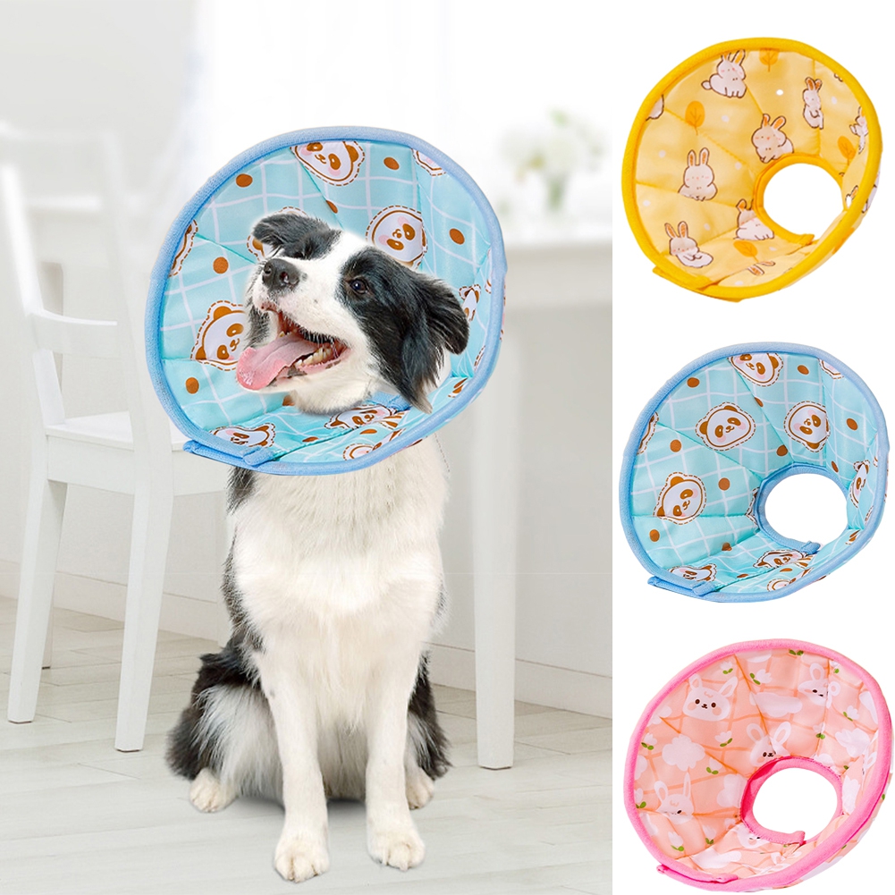 LINASHI Cat Cone Collar Soft Pet Anti-bite Recovery Collar Soft Neck Cone After Surgery Recovery ...