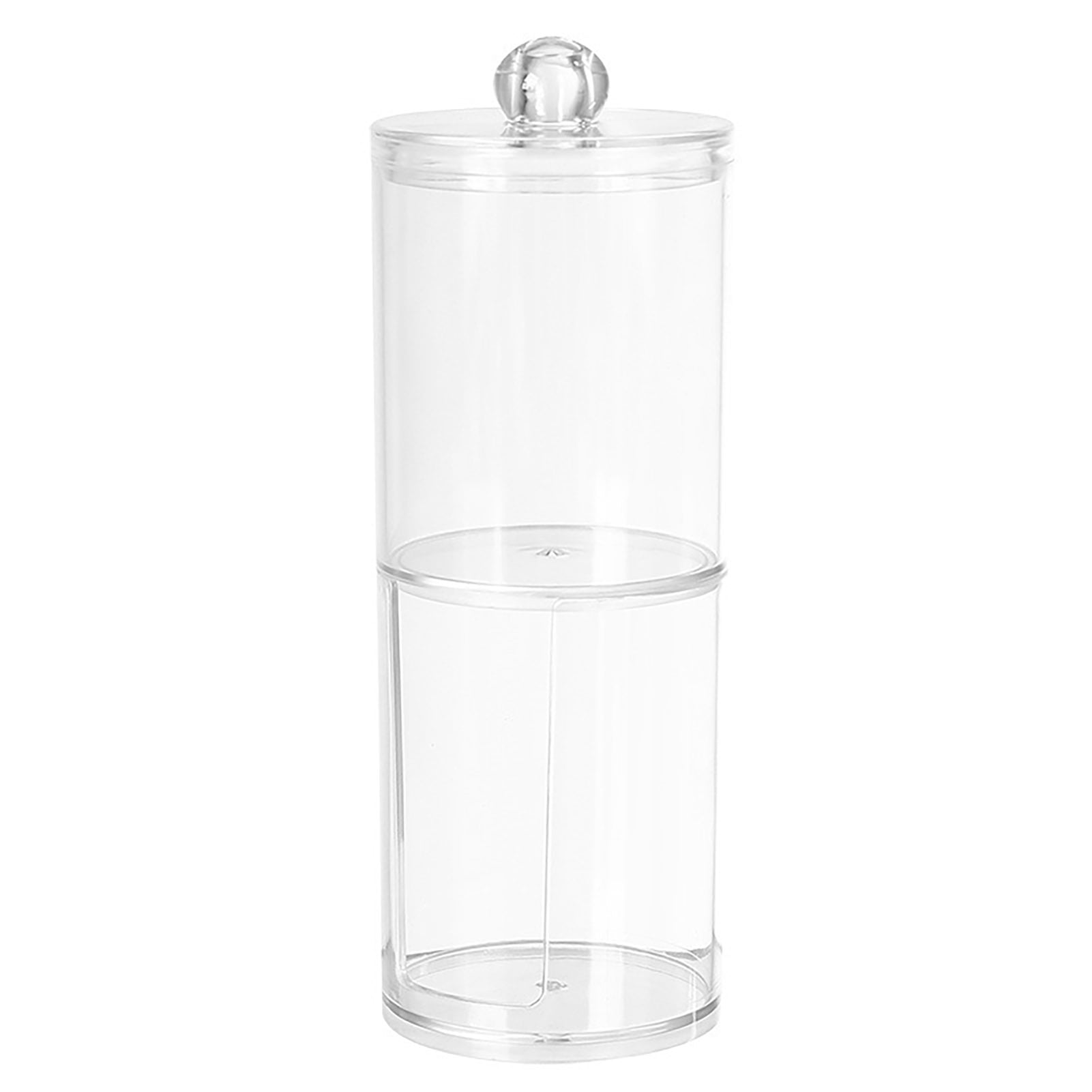 LINASHI Cosmetic Cotton Storage Box Cotton Swab Box Transparent ...