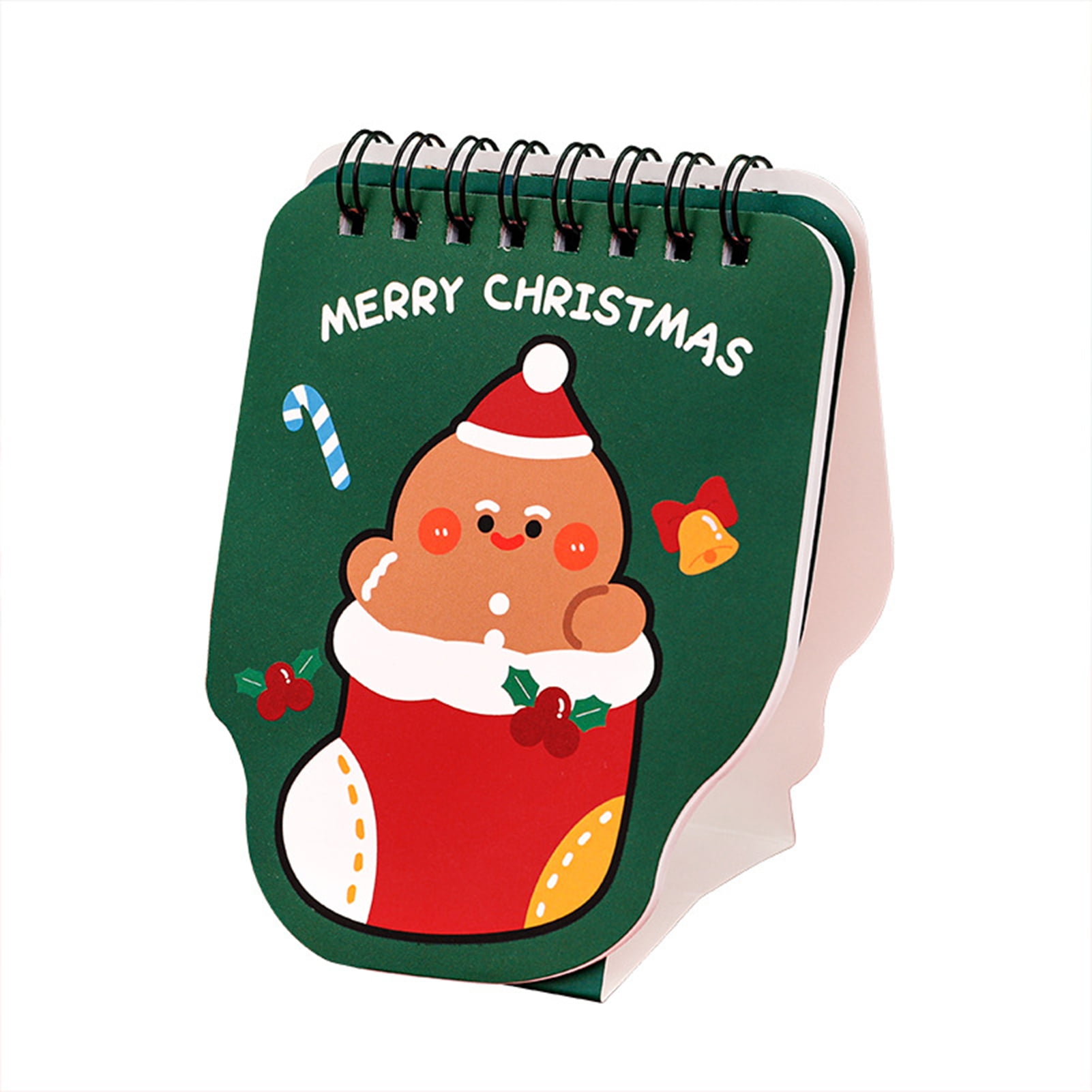 LINASHI Cute Cartoon Desk Calendar 2024 Christmas Desk Calendar Vibrant ...