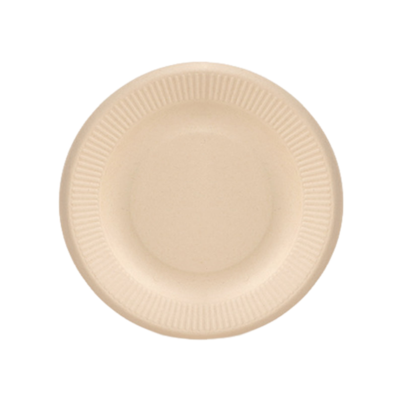 LINASHI Disposable Plate Set 50pcs 7-inch Disposable Plate Food Grade ...