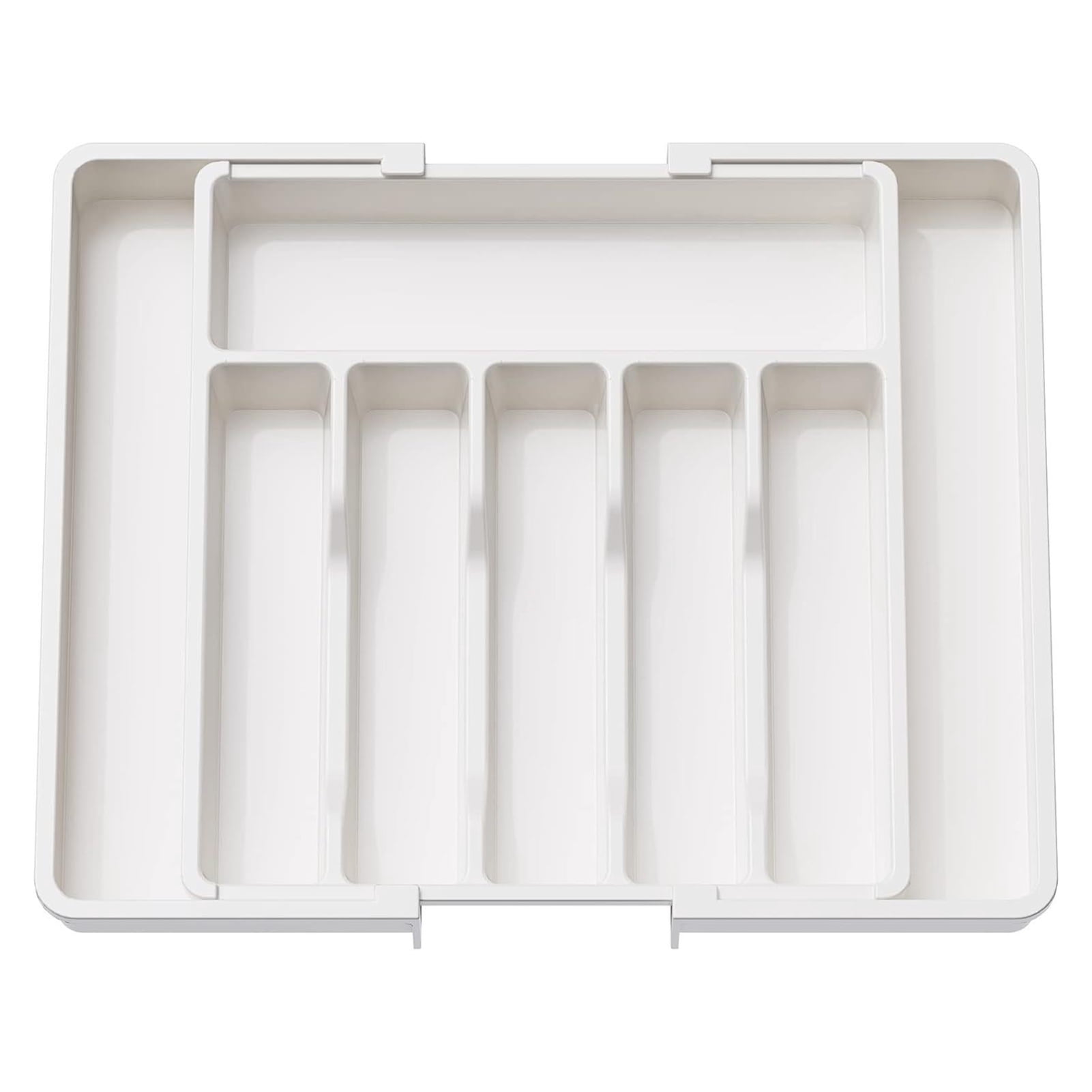 LINASHI Expandable Cutlery Organizer Expandable Utensil Tray ...
