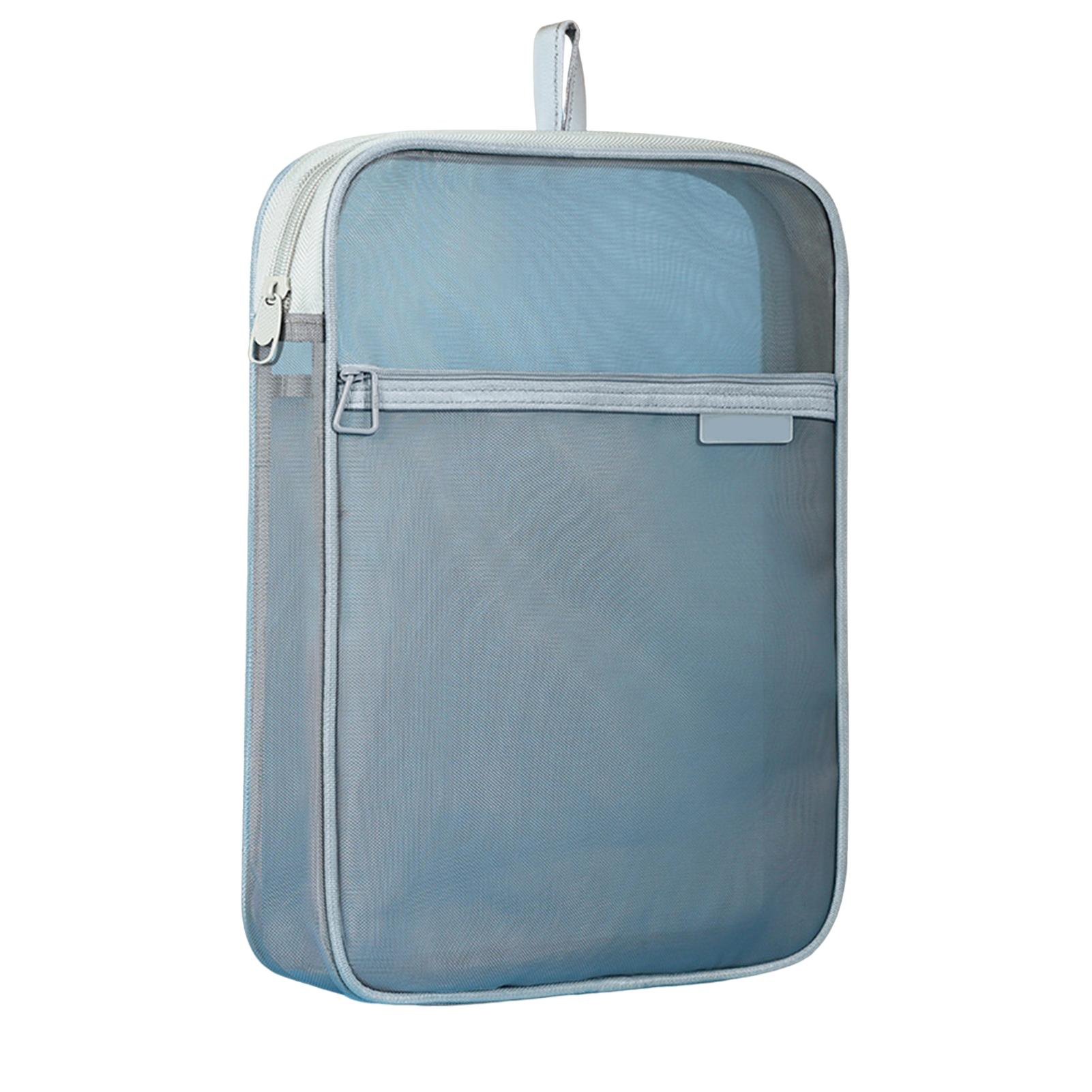 LINASHI File Holder with Large Storage Capacity Mesh Document Bag ...