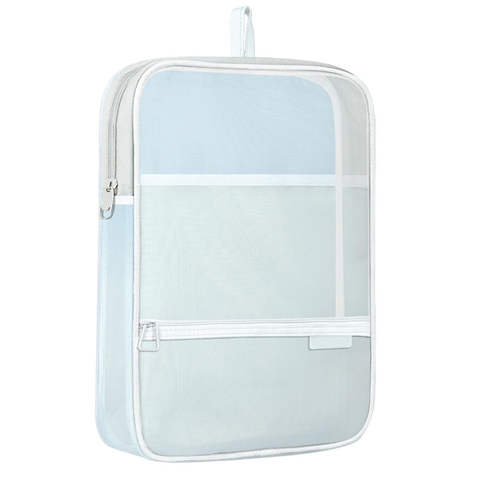LINASHI File Holder with Large Storage Capacity Mesh Document Bag ...
