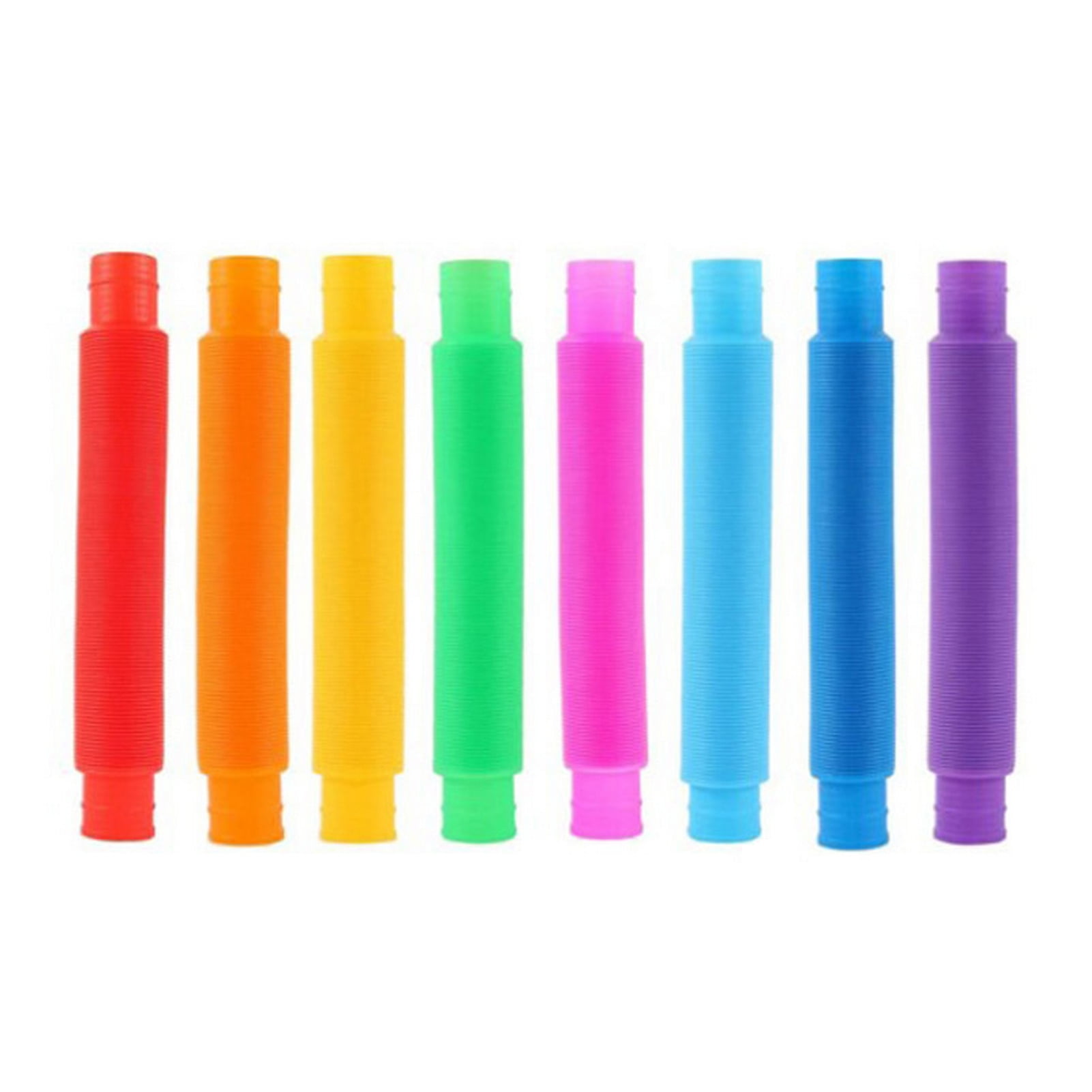 LINASHI Flexible Kids Tube Toy Colorful Telescopic Tube Toy Set Stress ...
