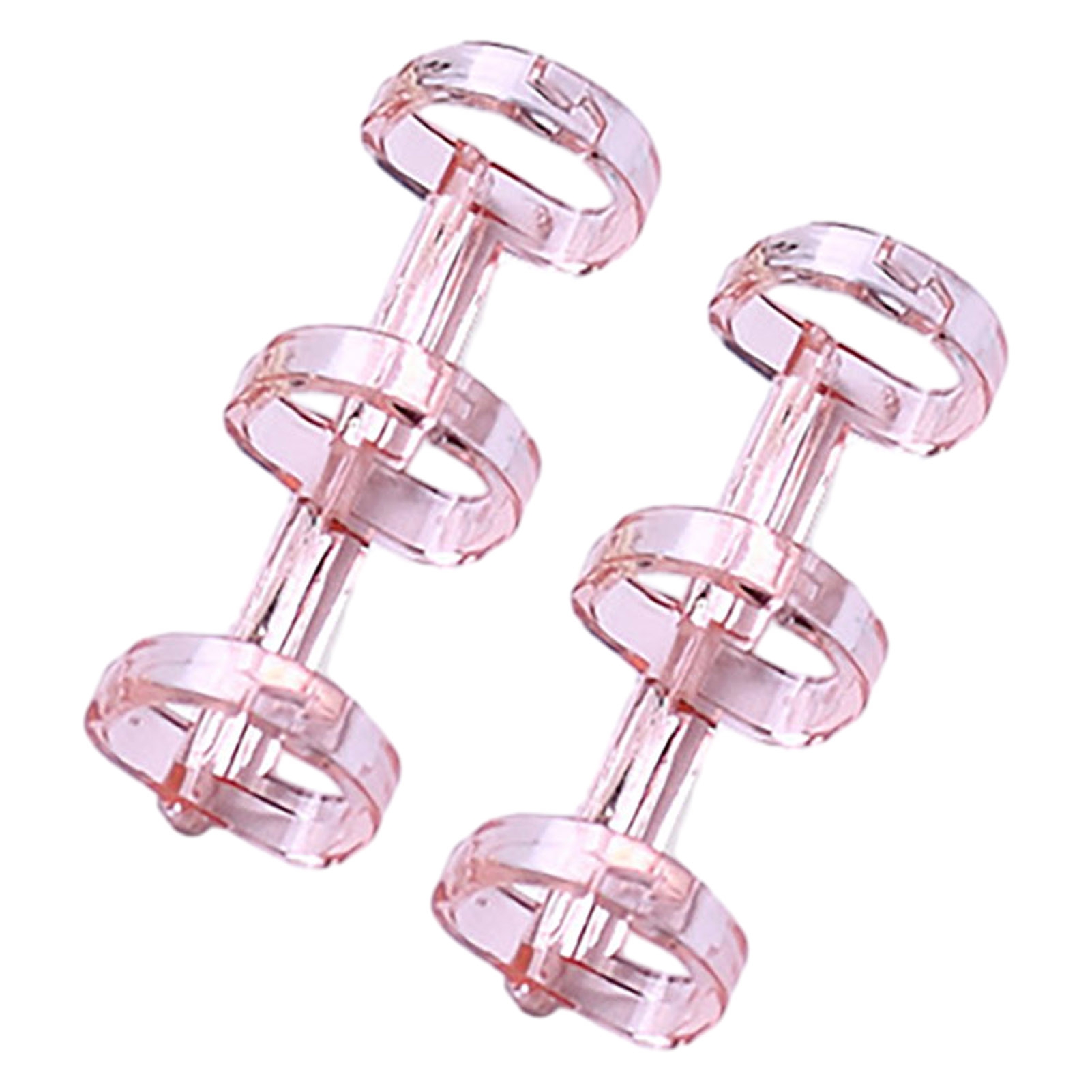 LINASHI Foldable Loose-leaf Ring 2pcs 3-hole Loose-leaf Binder Rings ...