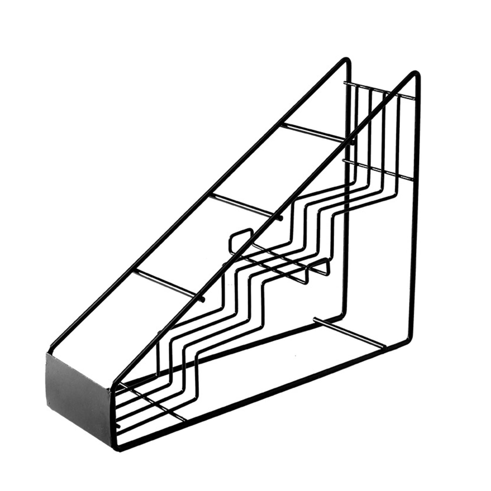 LINASHI Heavy Duty Syrup Rack Compact 4-tier Coffee Syrup Rack ...