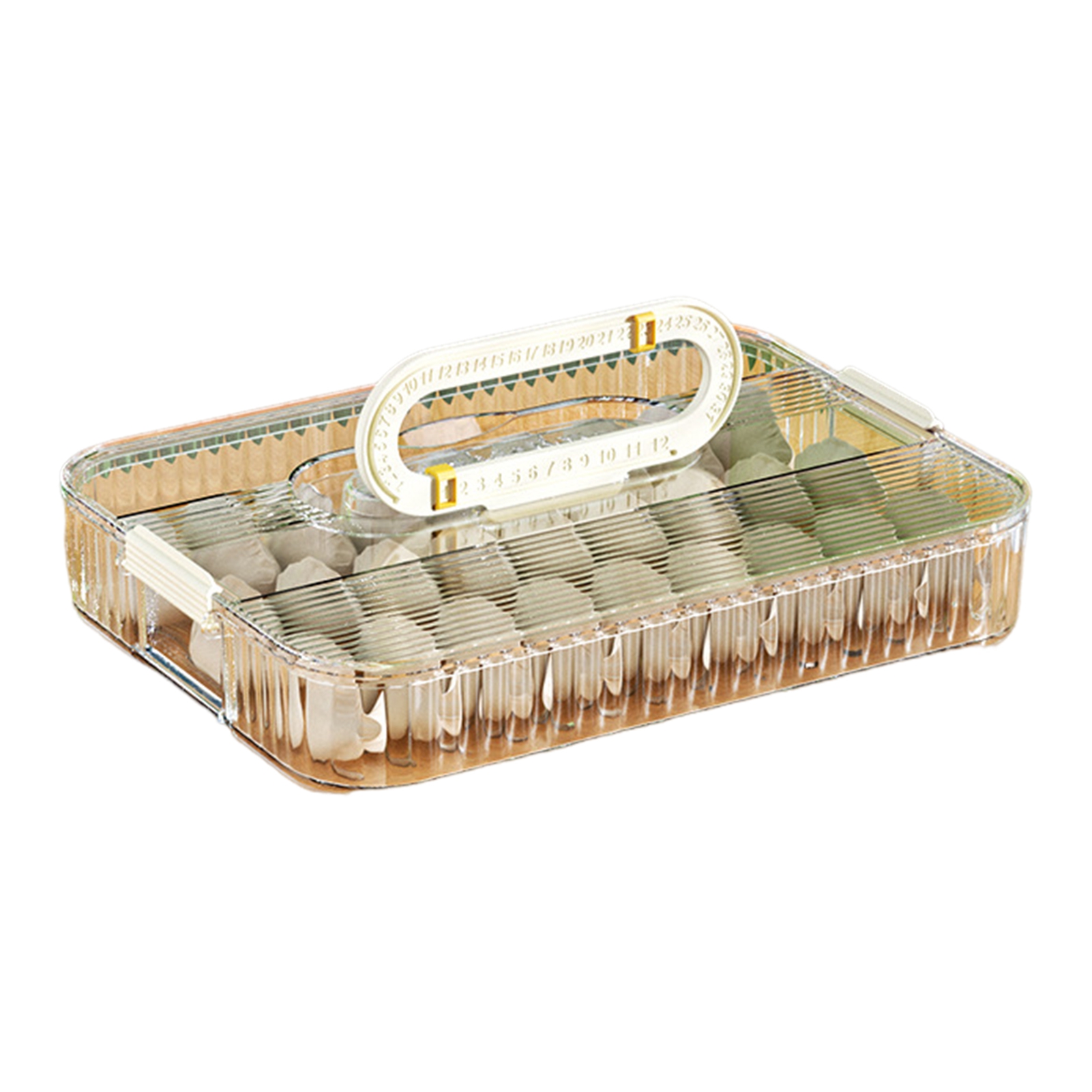 LINASHI Locking Latches Food Container Crisper Box Dumpling Box ...