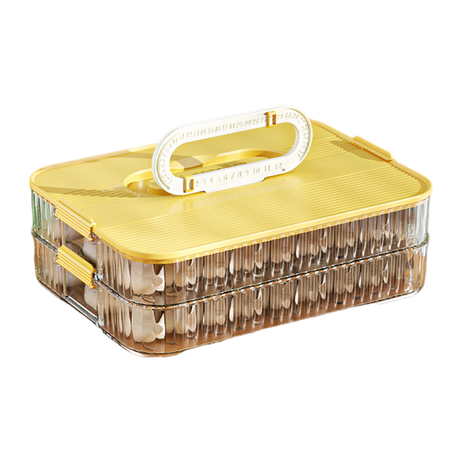 LINASHI Locking Latches Food Container Crisper Box Dumpling Box ...