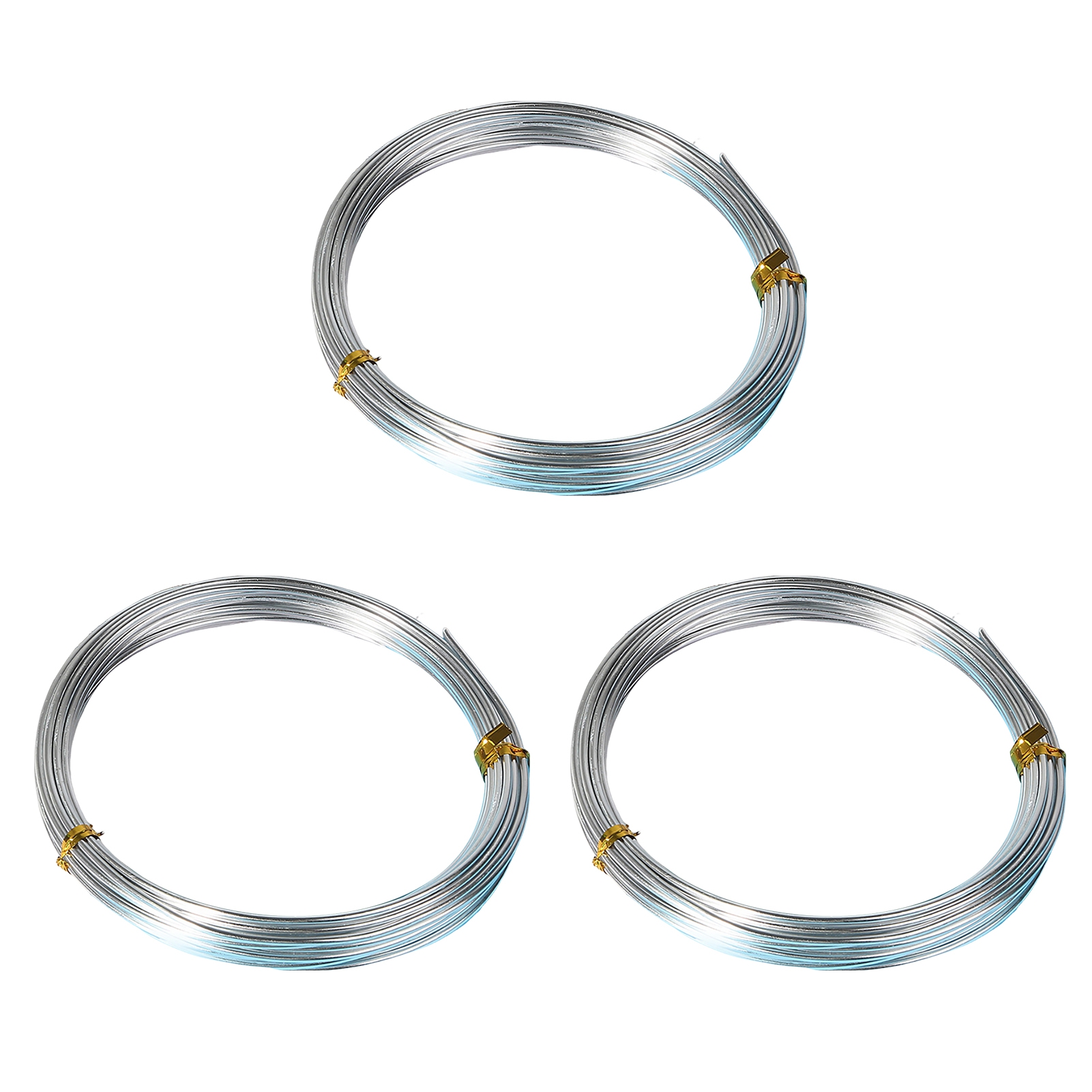 LINASHI Military Model Aluminum Wire 3 Rolls Aluminum Wire 30 Meters ...