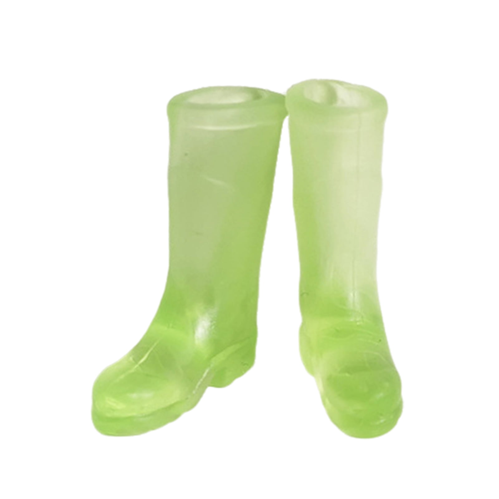 LINASHI Miniature Rubber Boot 1 Pair Rain Boot Model house Miniature ...