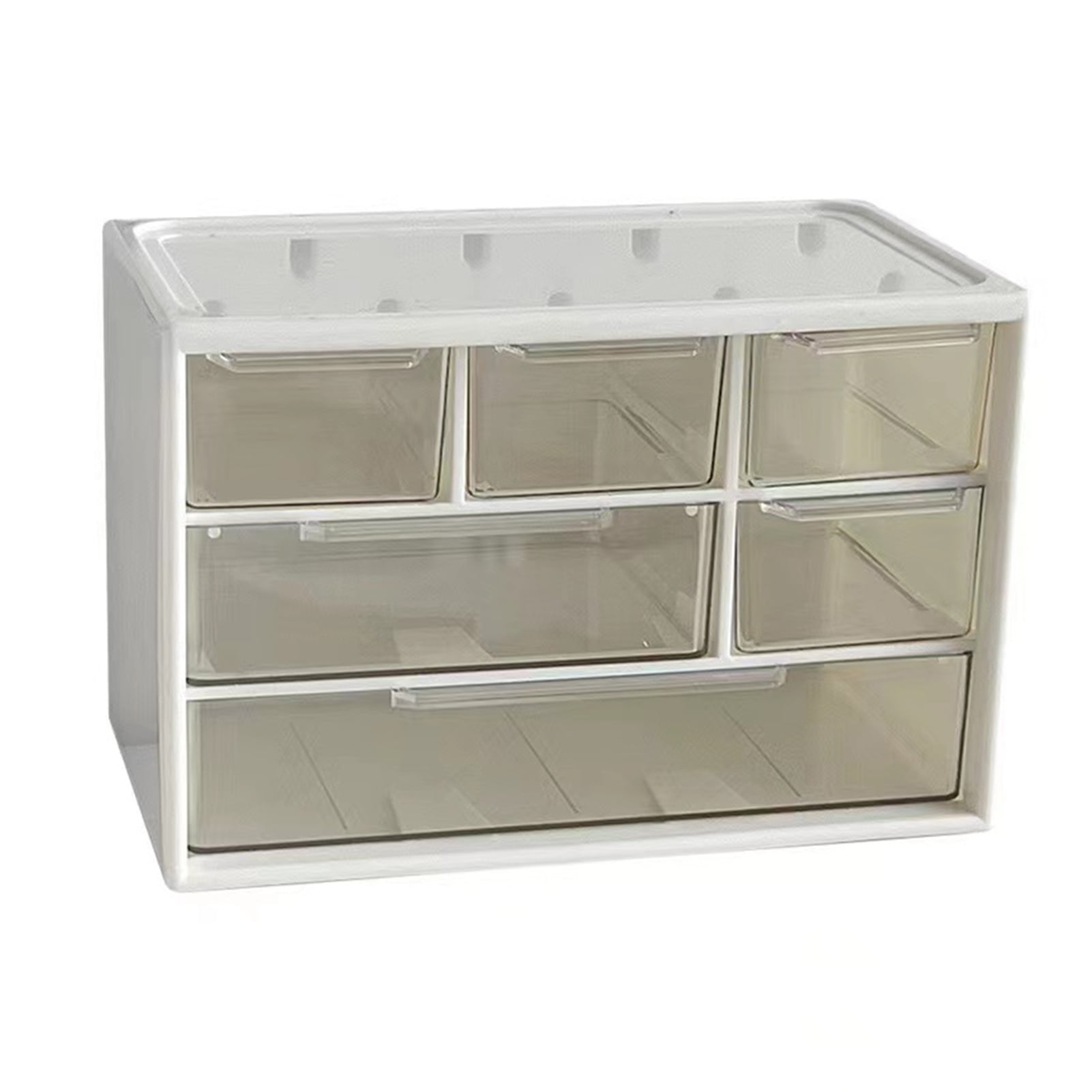 LINASHI Multi-compartment Storage Container Drawer Desktop Storage Box ...