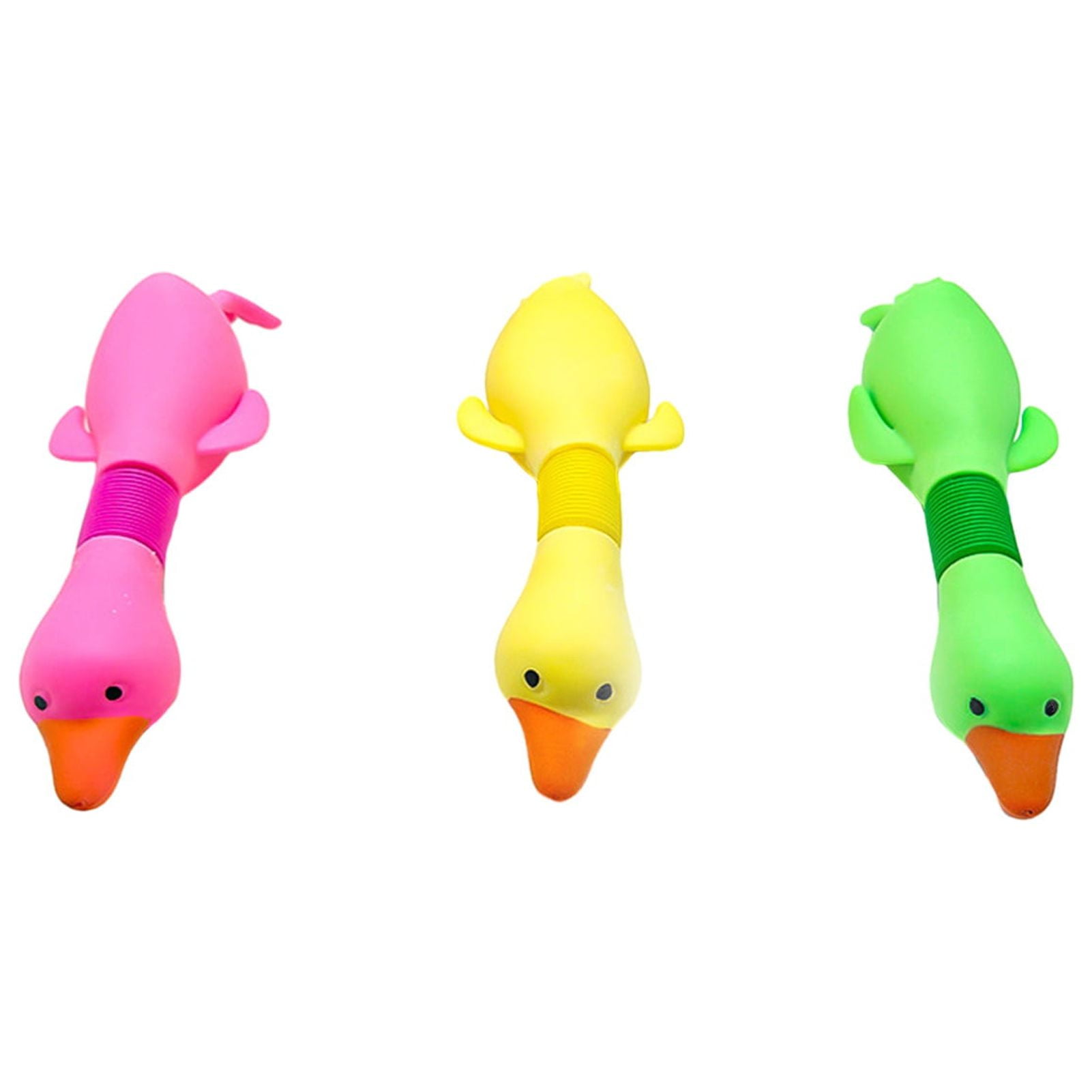 LINASHI up Duck Toy Stretchable Duck Squeeze Toy Telescopic Tube Toy ...