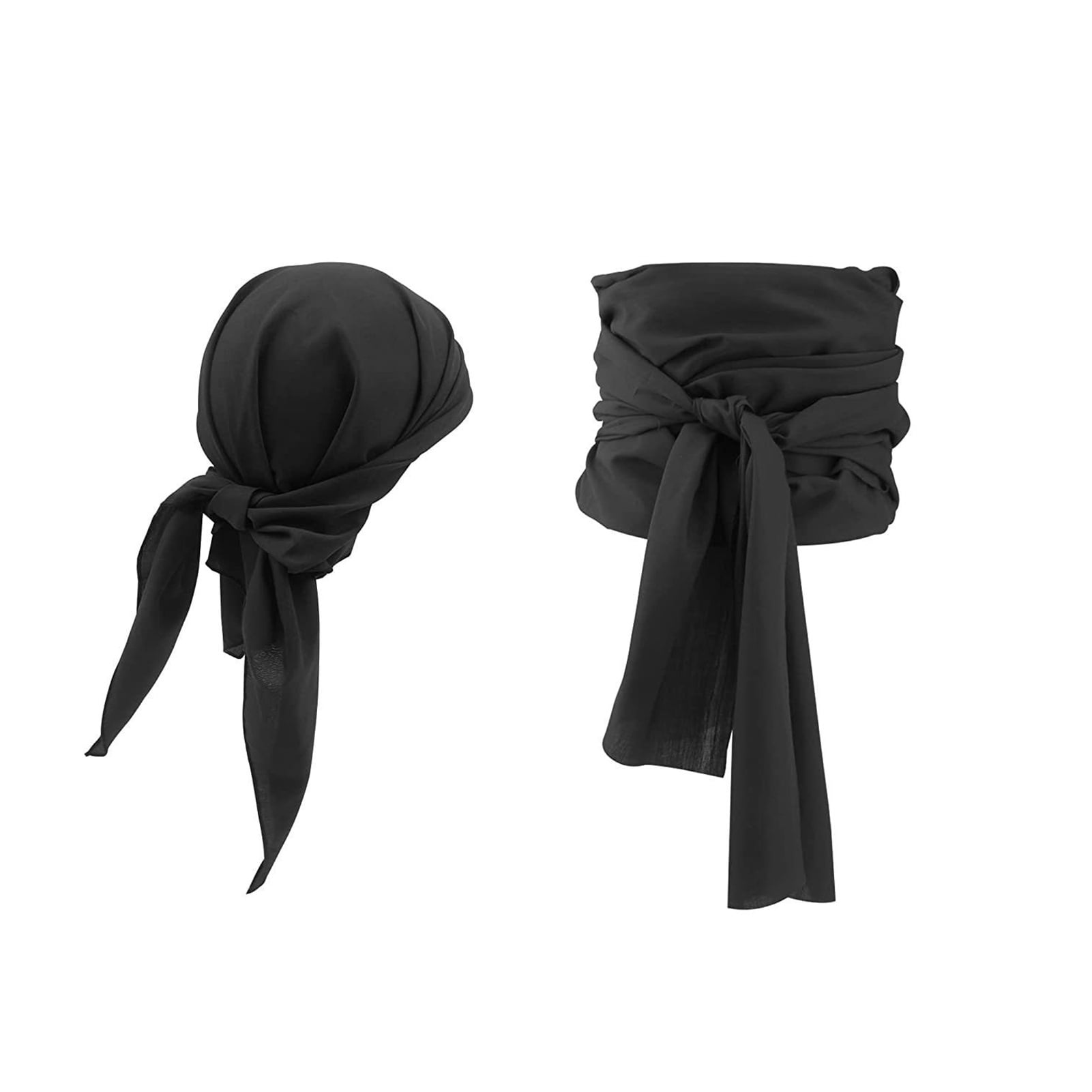 LINASHI Retro Pirate Headscarf Belt Unisex Pirate Hat Belt Set Cosplay ...