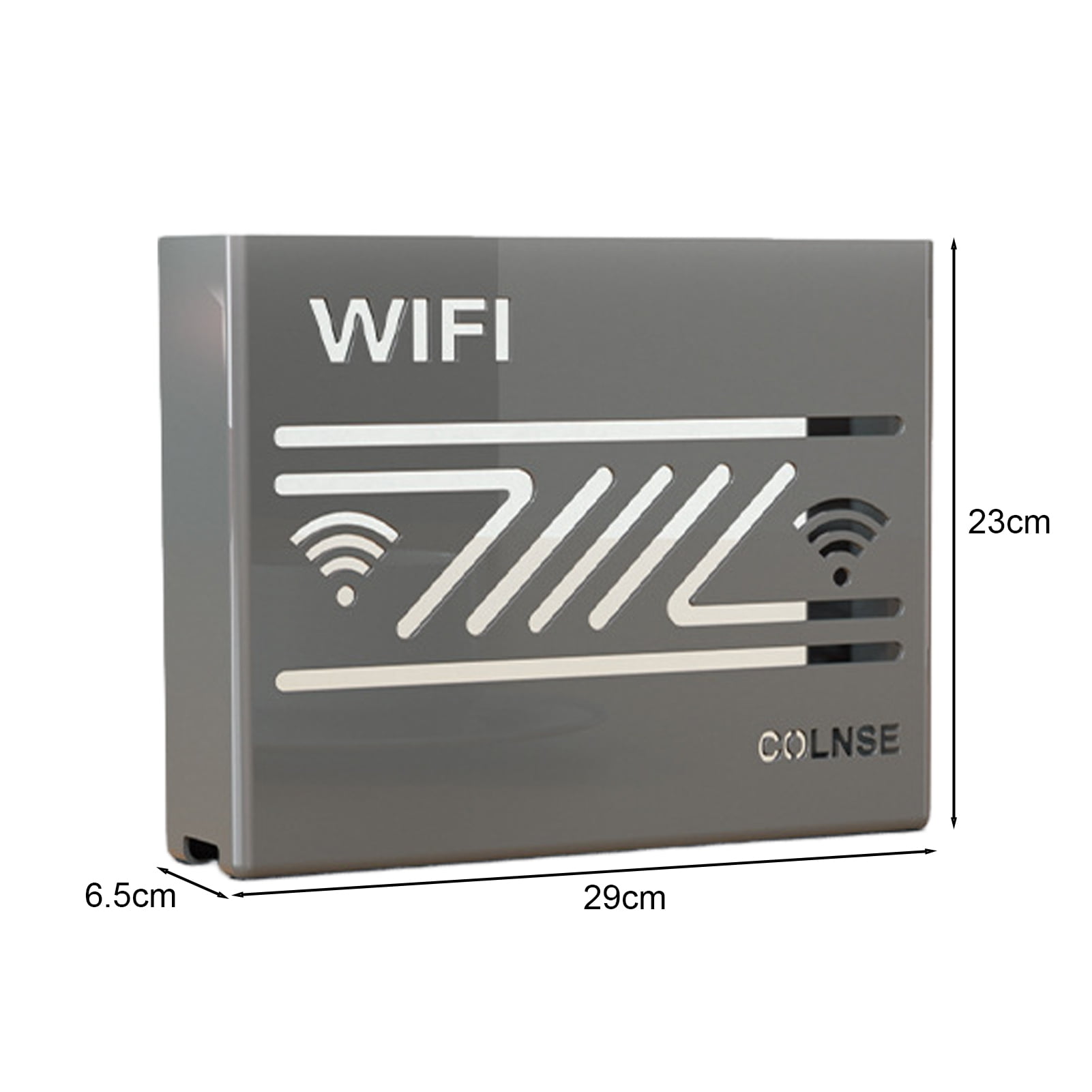 LINASHI Router Organizer Rack Wall Mount Router Storage Box Modern ...