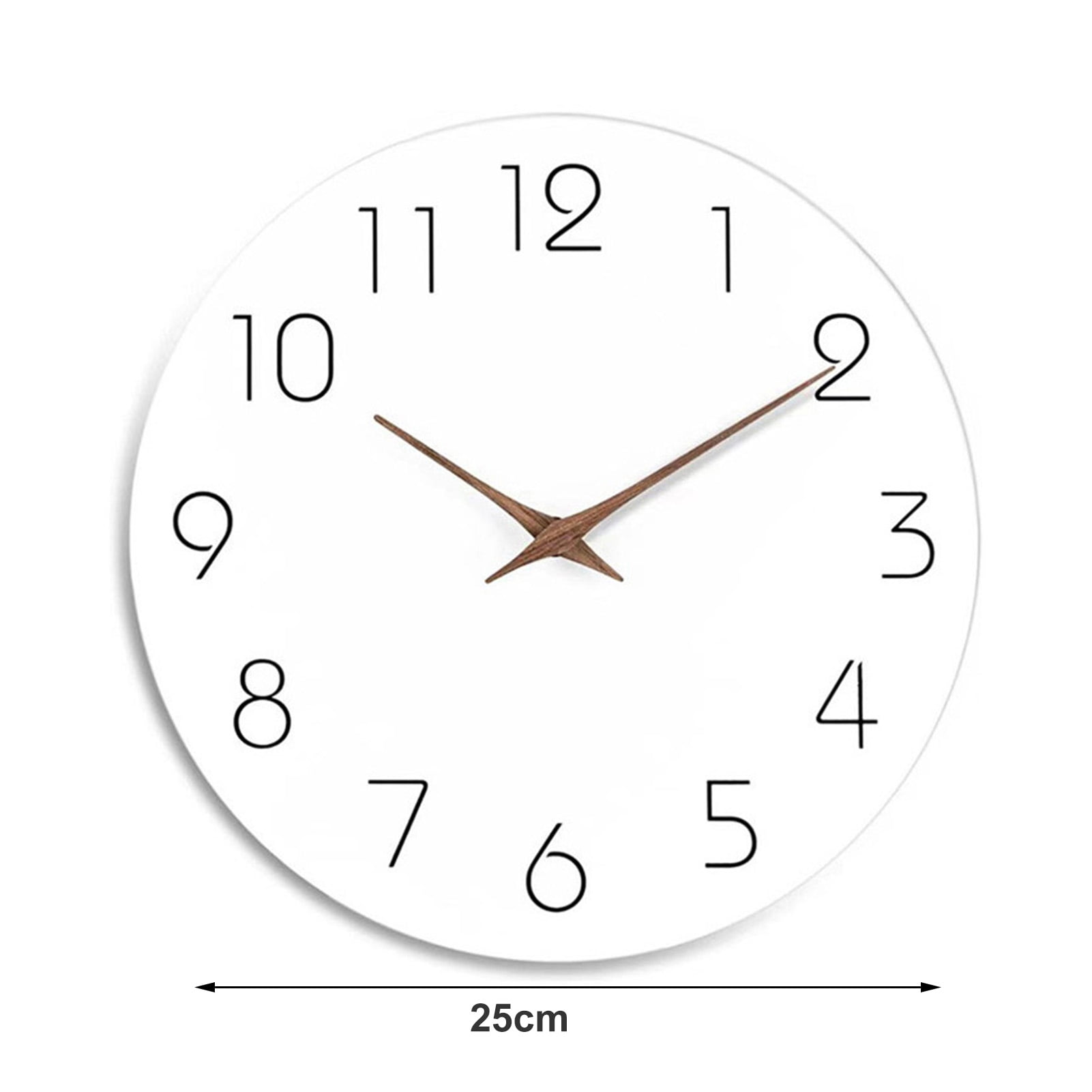 LINASHI Silent Wall Clock Wall Clock Silent Non-ticking Battery ...