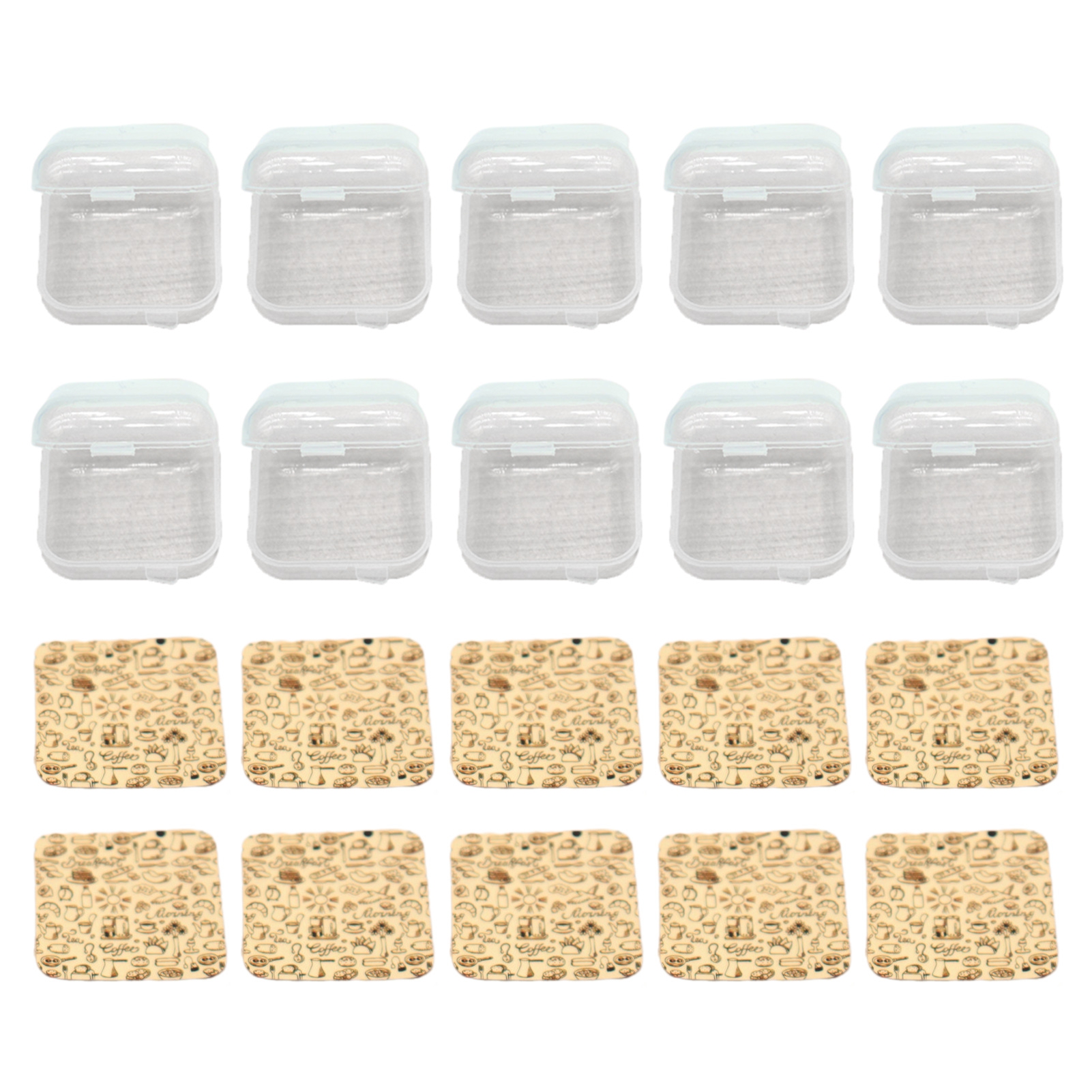 LINASHI Snack Box Toy 1 Set Snack Box Model Realistic Transparent ...