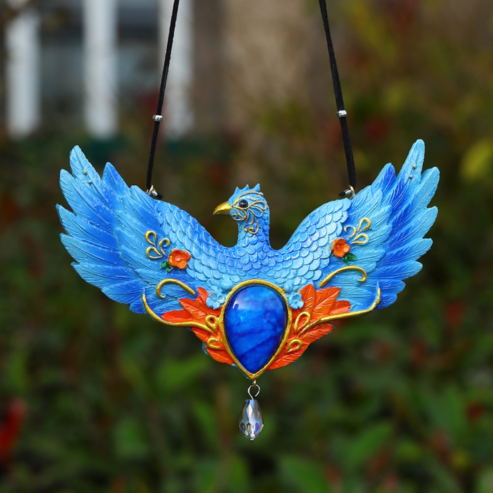 LINASHI Sophisticated Texture Phoenix Pendant Eye-catching Resin ...