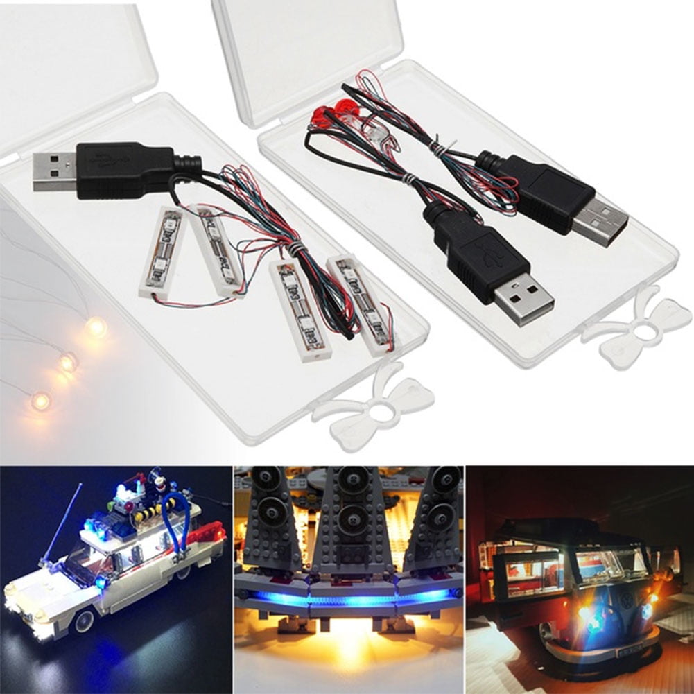 LINASHI Universal USB Charging Brick/Round Type LED Light Lamp Kit ...