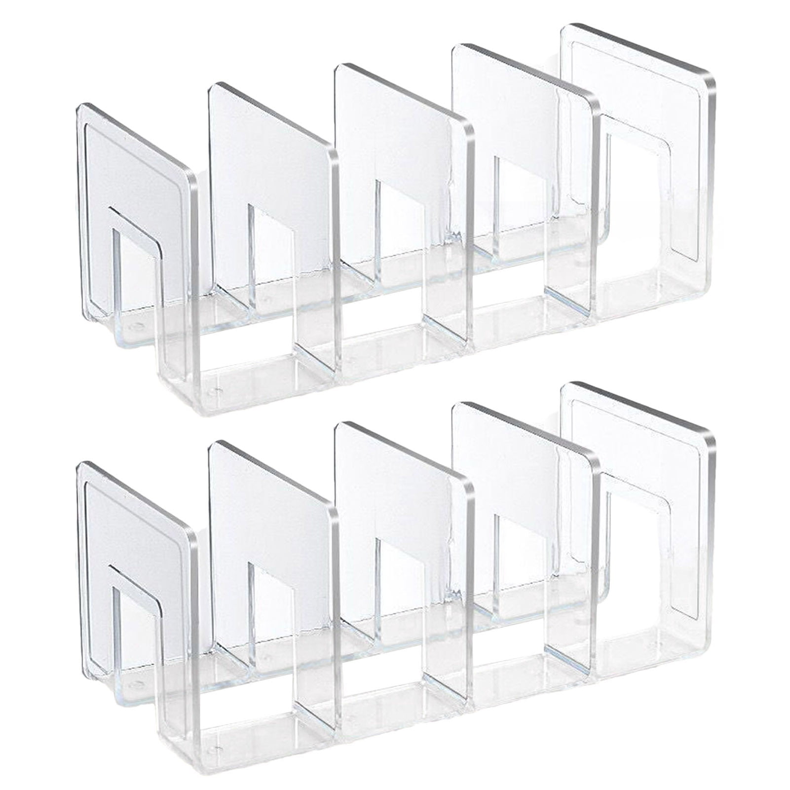 LINASHI Wardrobe Storage Solution 2pcs Vertical Storage Rack Book Shelf ...