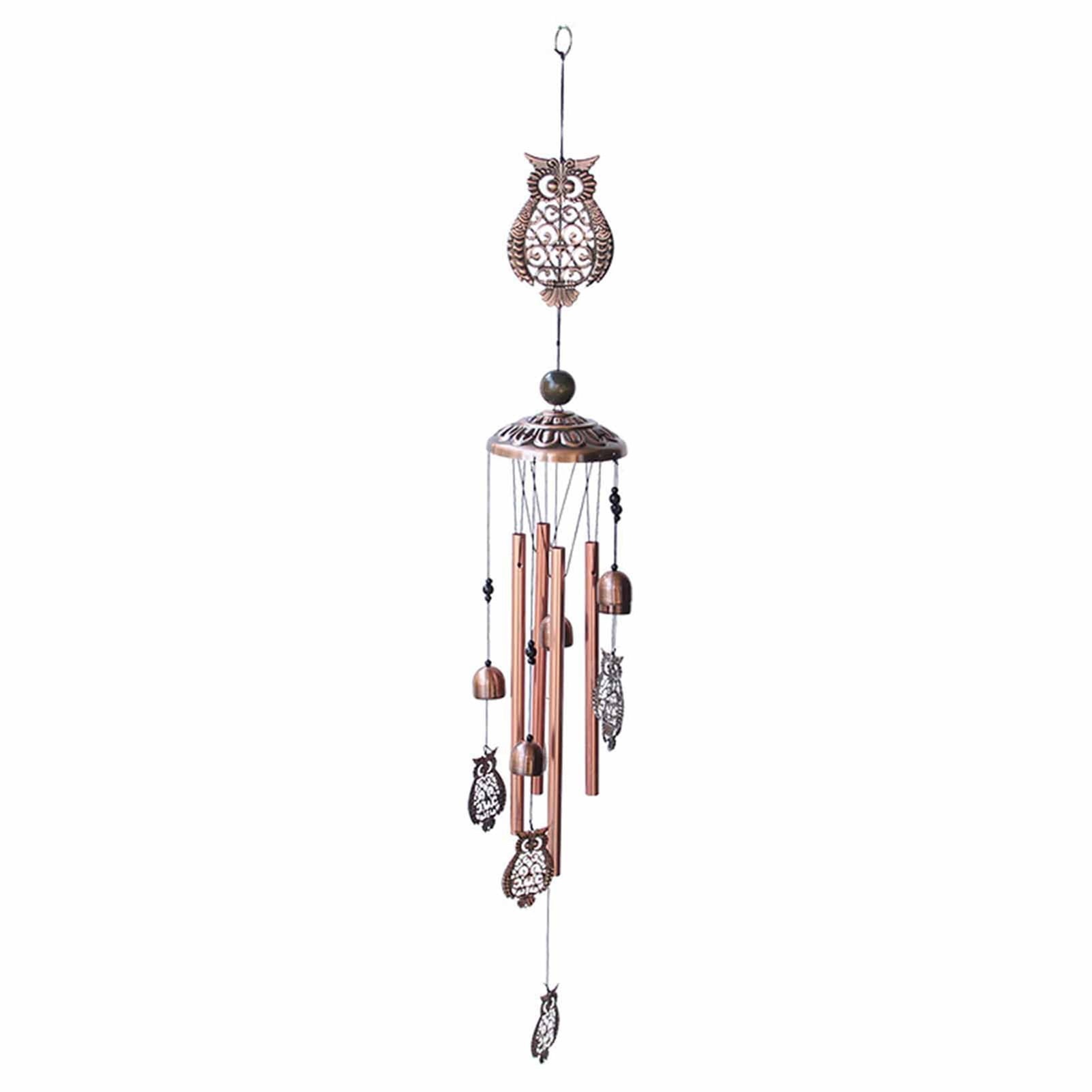 LINASHI Wind Chime Pendant Butterfly Bird Wind Chimes Outdoor Hanging ...