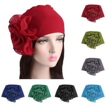 Cheers.US Foldable Organza Fascinator, Wide Brim Sun Hat with Flower ...